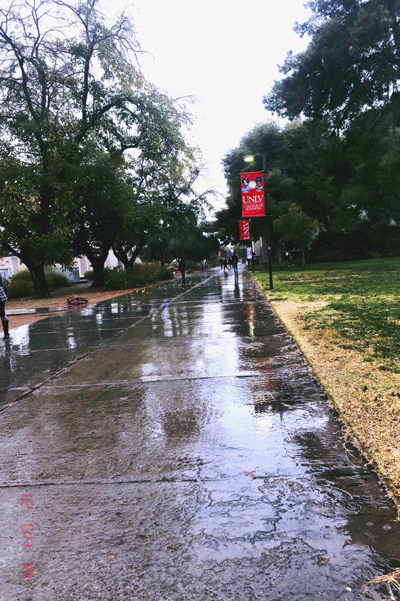 Unlv In the Rain | Scrolller