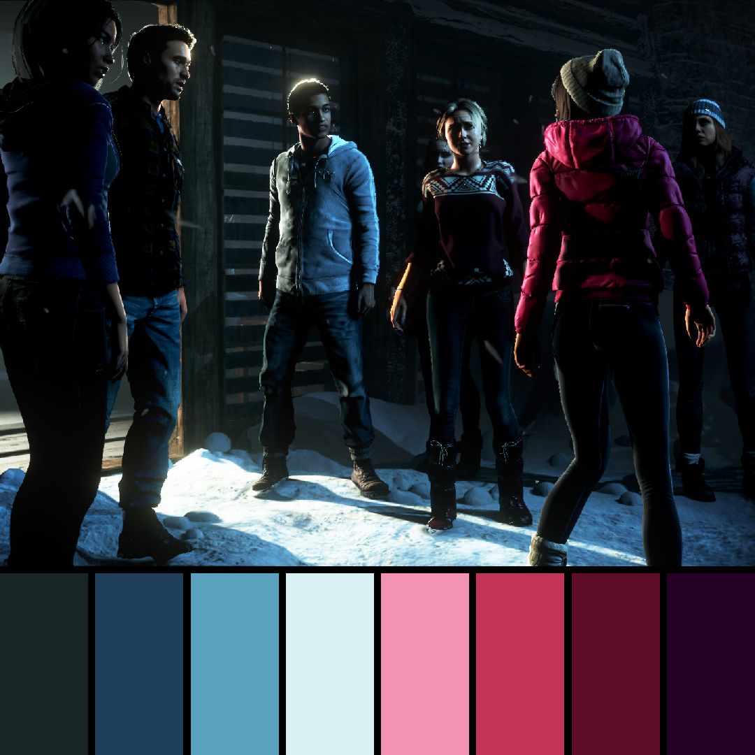 Until Dawn - Colors Charts | Scrolller