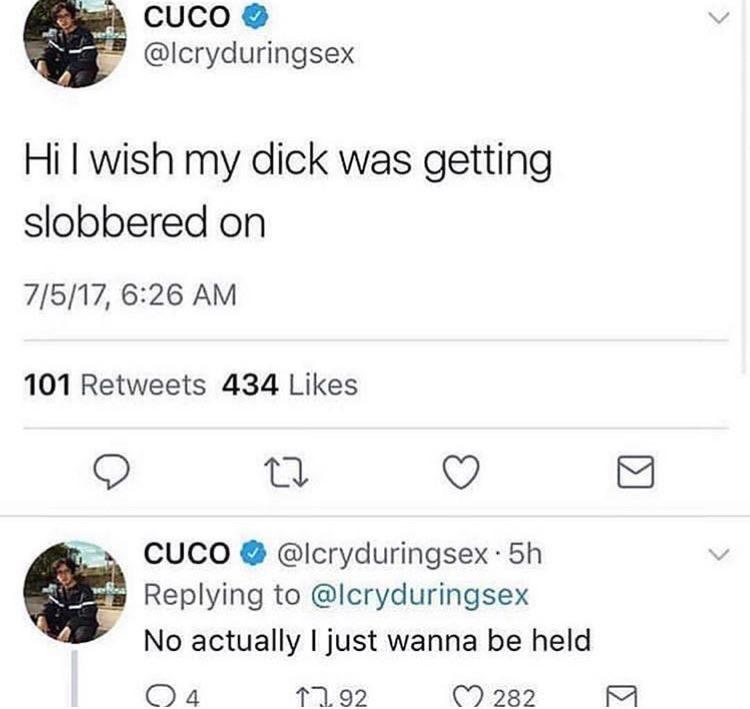 The mans just sad | Scrolller