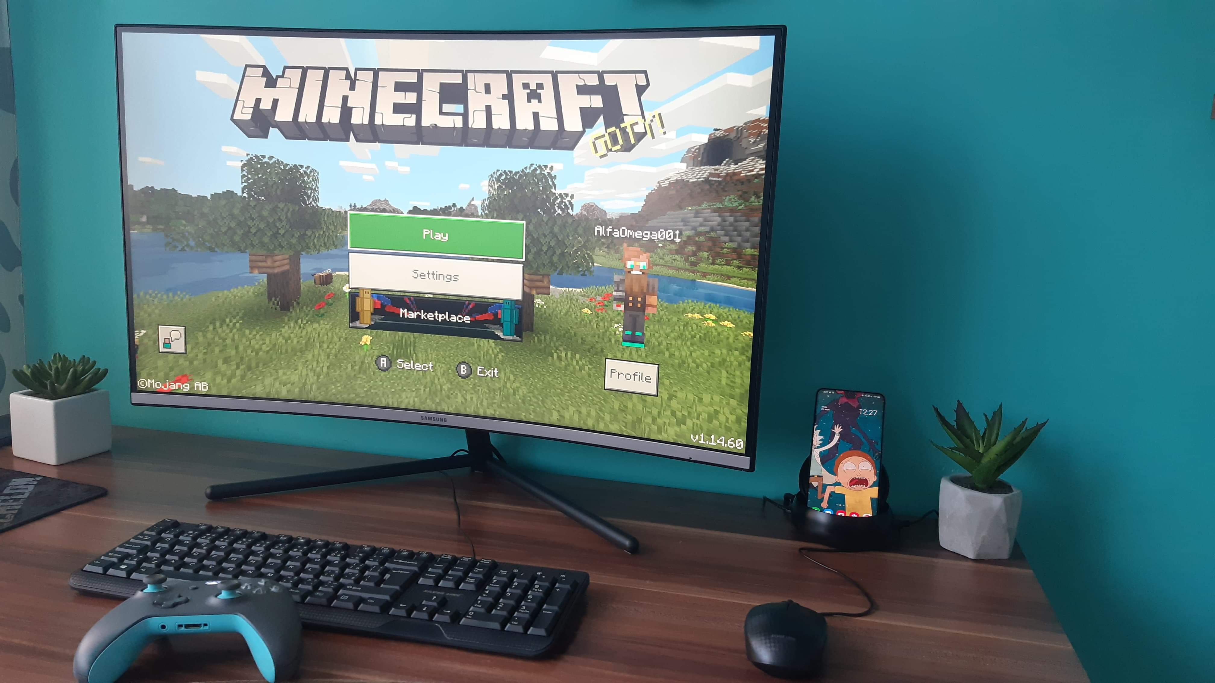 Updated Dex Setup (S20Ultra + dex station + 4k curved samsung monitor) | Scrolller