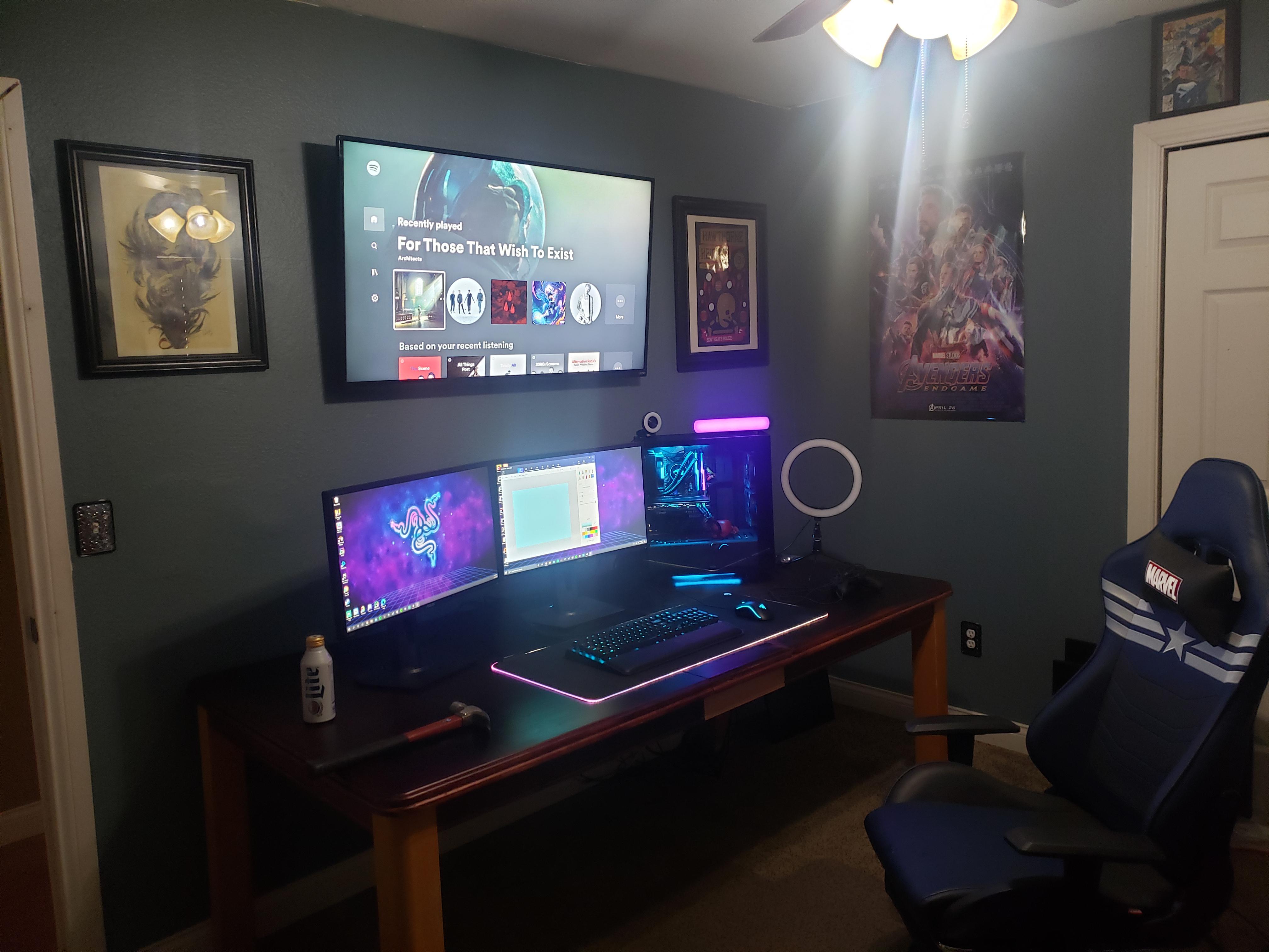 Upgraded my setup. Battlestation 2.0! Before pics on my page. | Scrolller