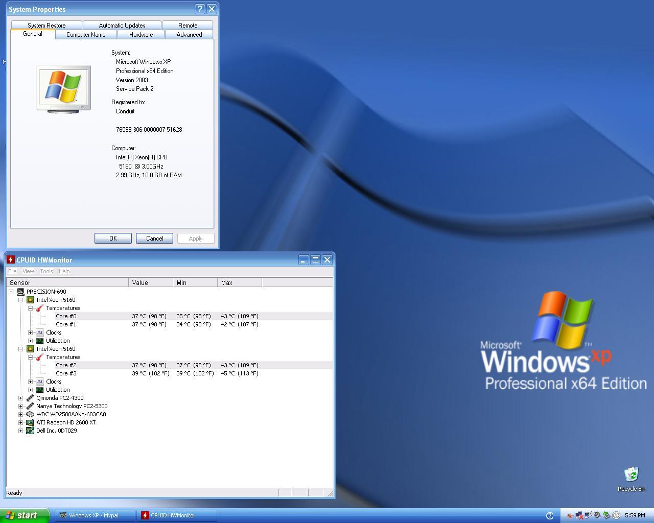 Upgraded my XP x64 workstation to 2 CPUs | Scrolller