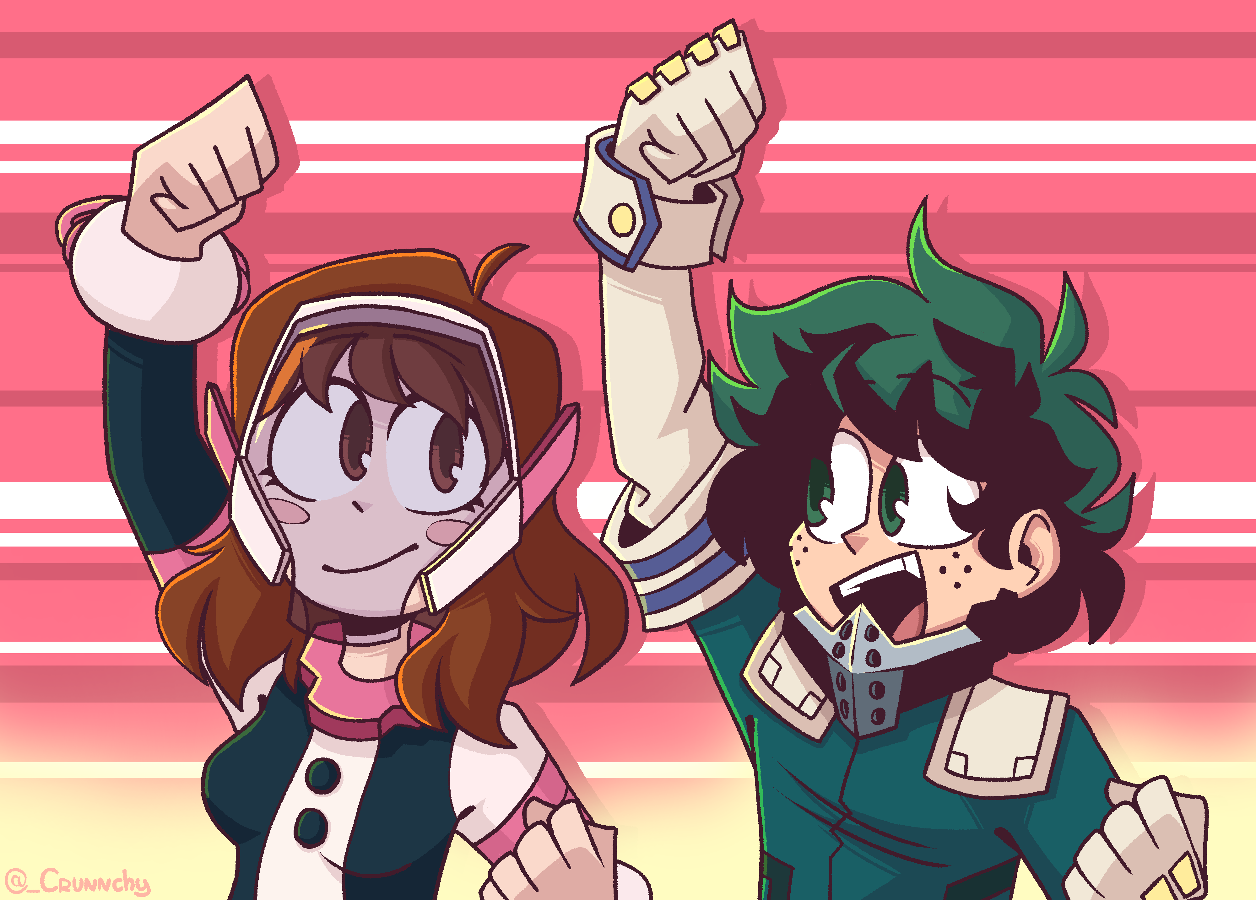 Uravity and Deku by @_Crunnchy | Scrolller