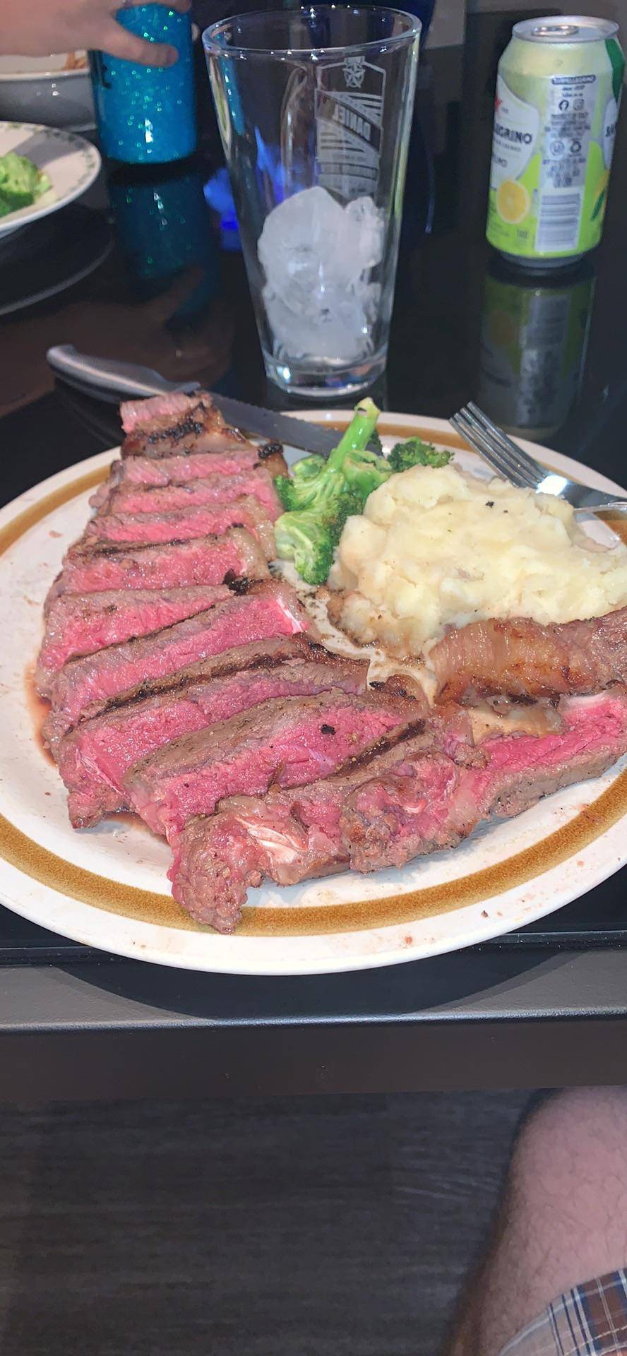 USDA prime New York strip- grilled | Scrolller