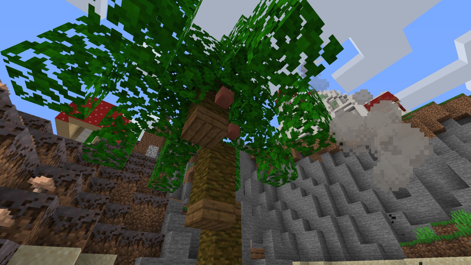 Use flower pots as coconuts on palm trees | Scrolller