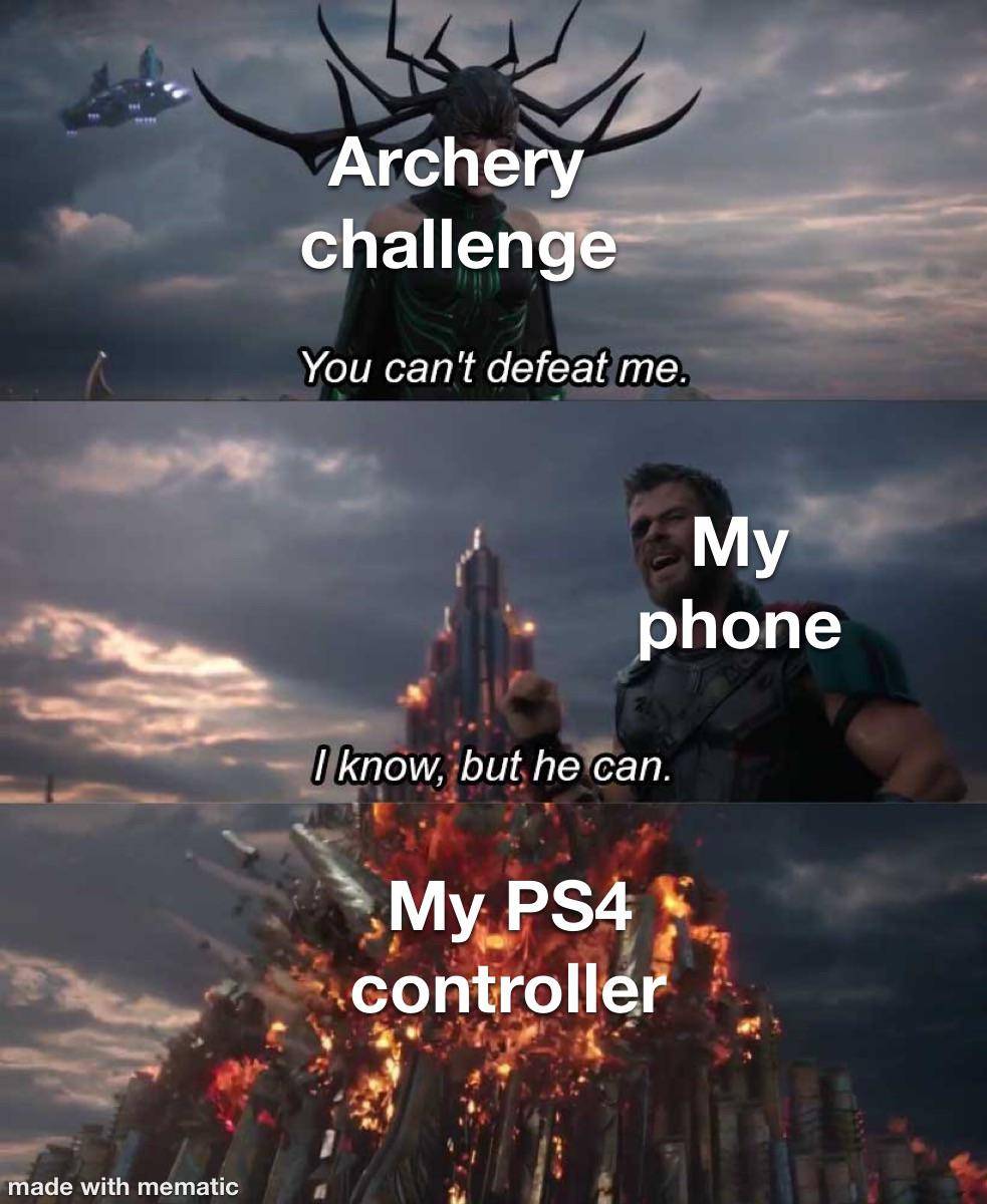 Using a controller for this challenges saved my sanity. | Scrolller