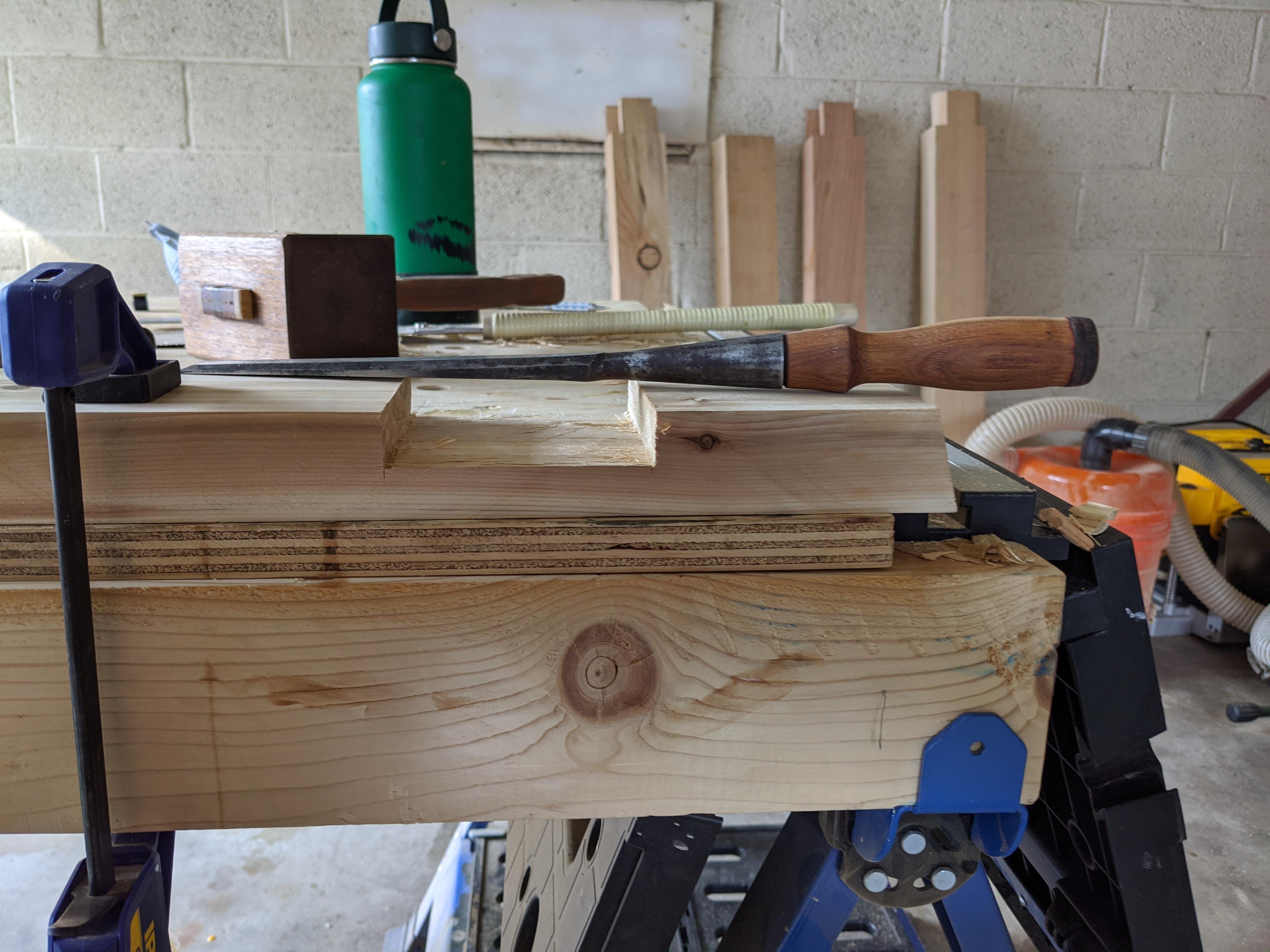 Using great Grandpa's restored paring chisel for first time | Scrolller