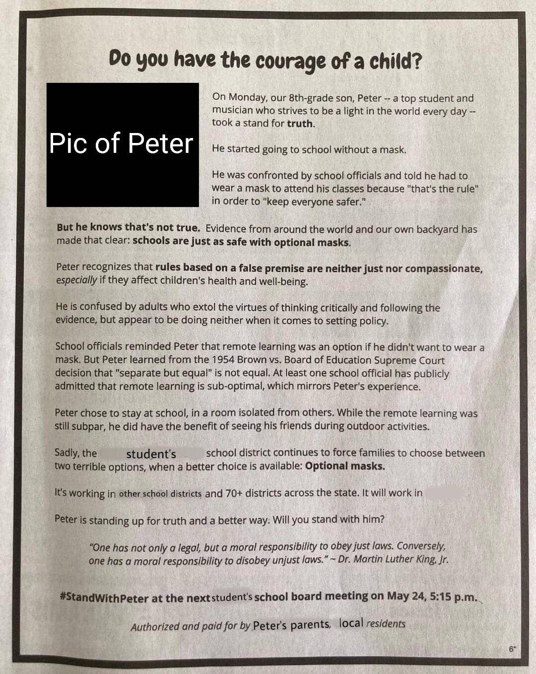 Using your kid for political reasons | Scrolller