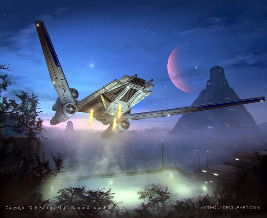 UT-60D U-wing Starfighter by Anthony Devine | Scrolller