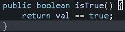 'val' is a boolean value. | Scrolller