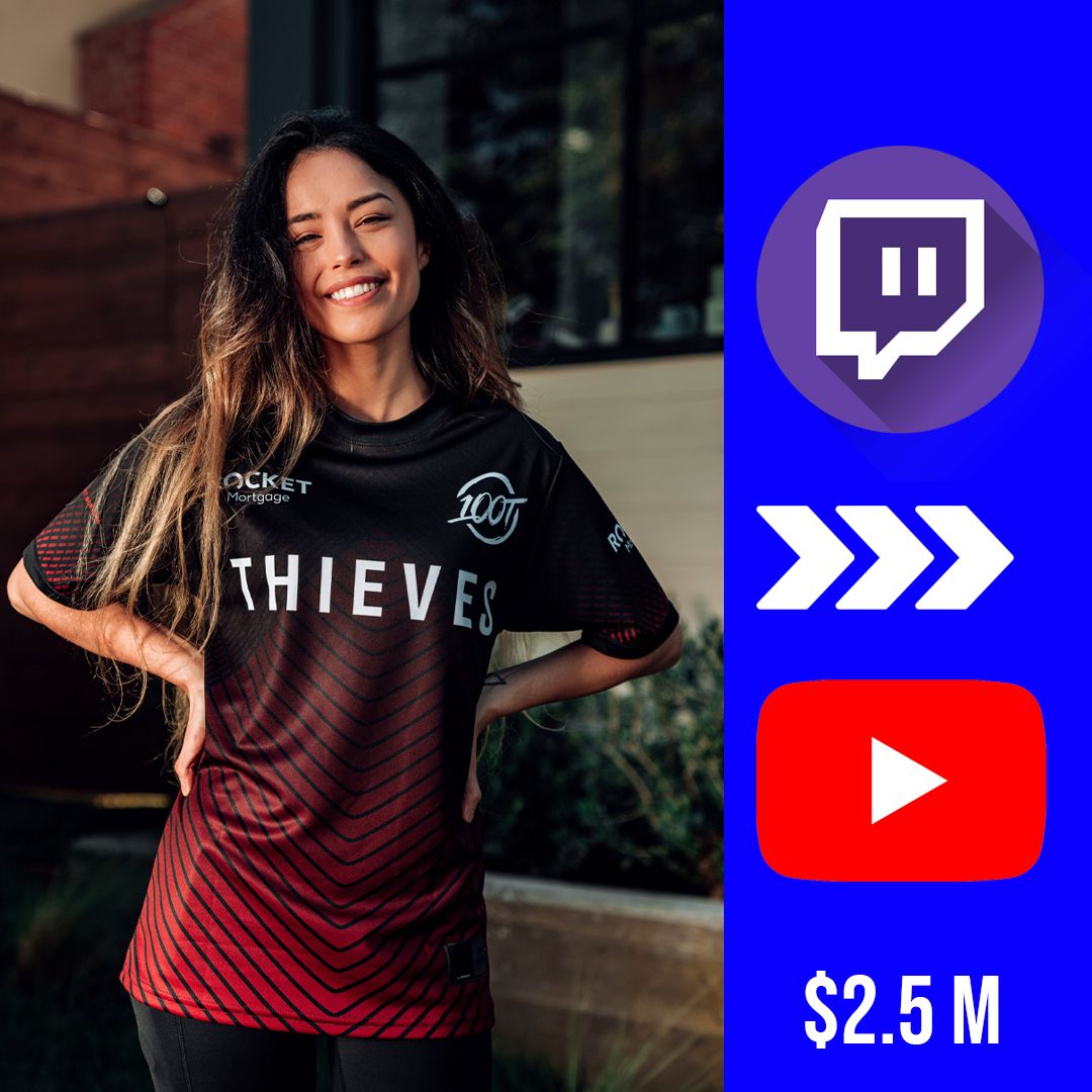 Valkyrae becomes the biggest female streamer in the world! Seems as if YouTube Gaming is the ...