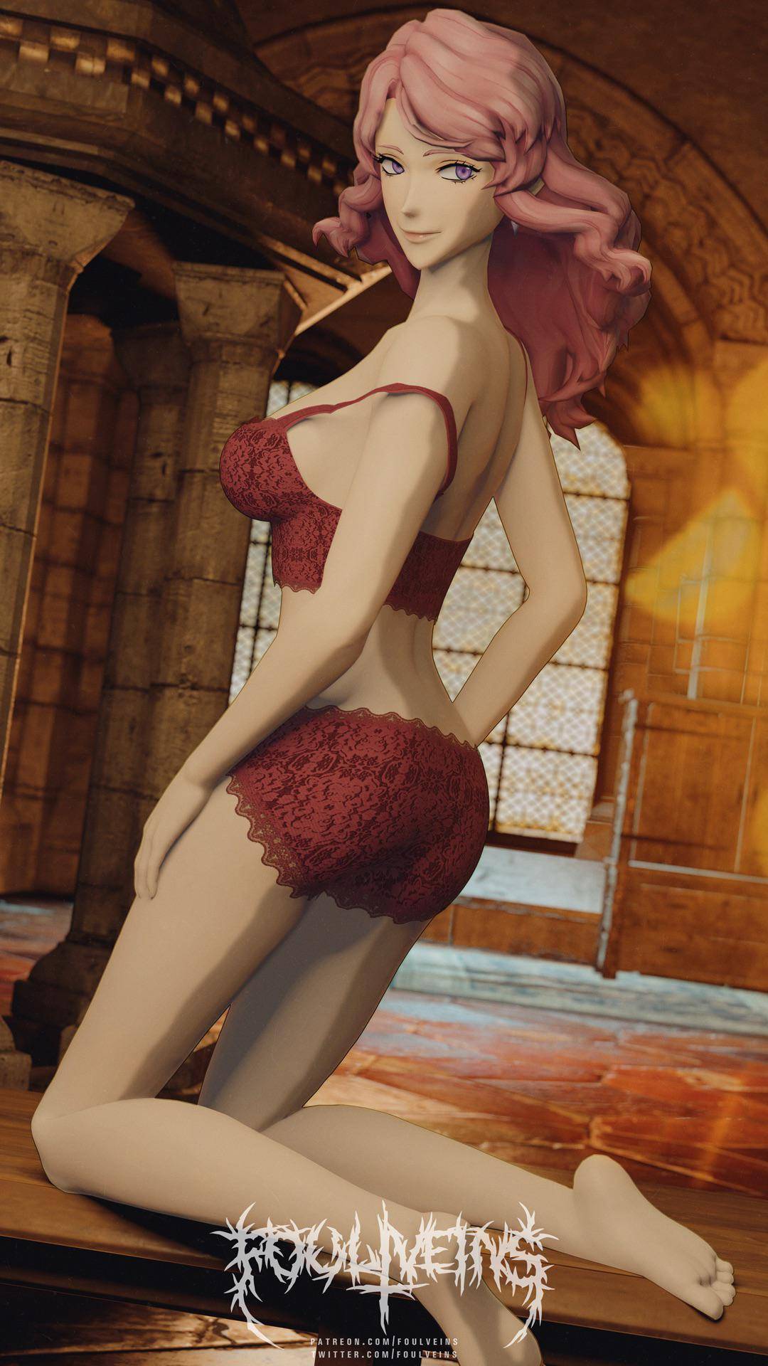 Vanessa 3D render | Scrolller