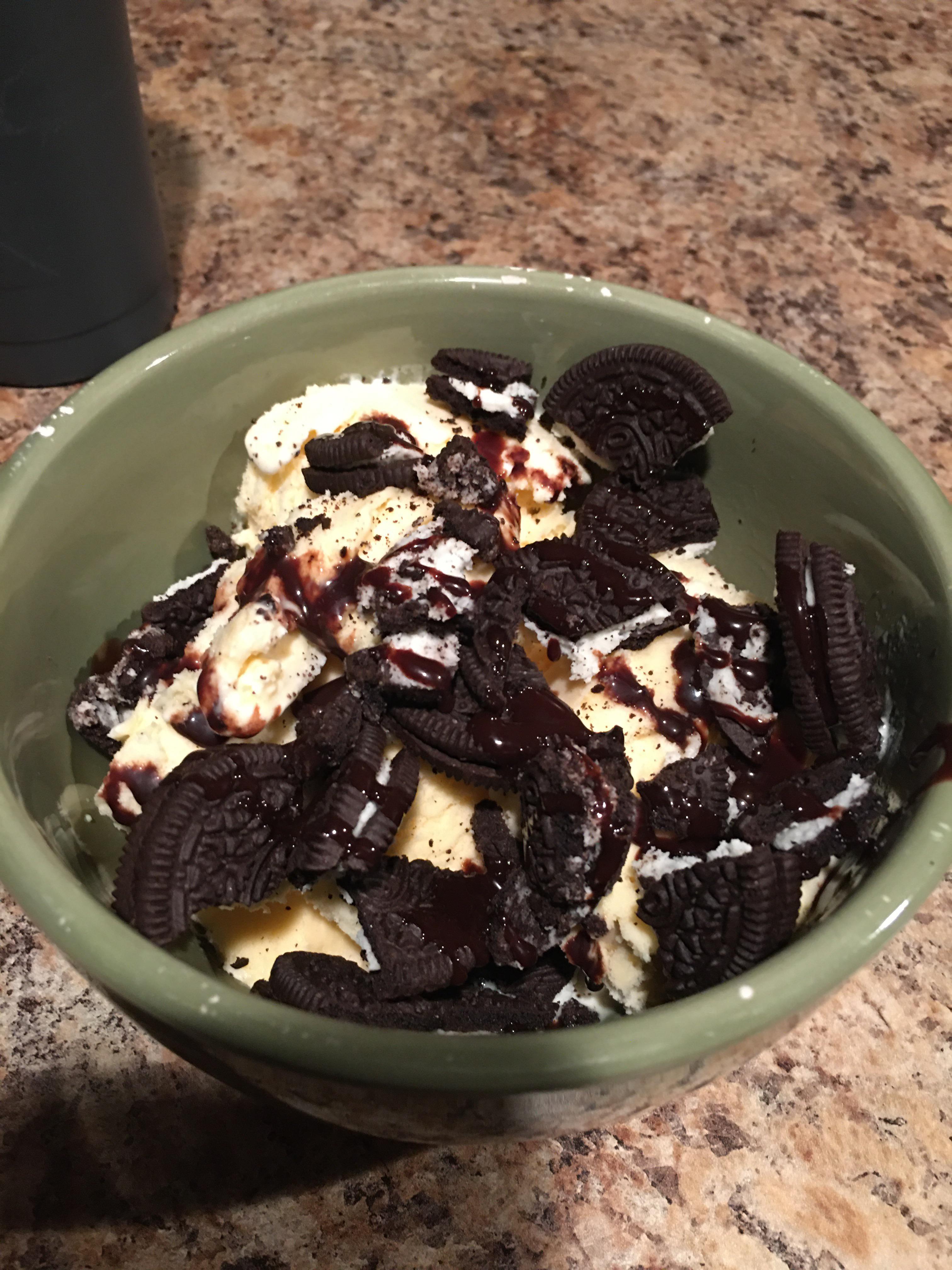 Vanilla with Oreos and Chocolate Drizzle | Scrolller