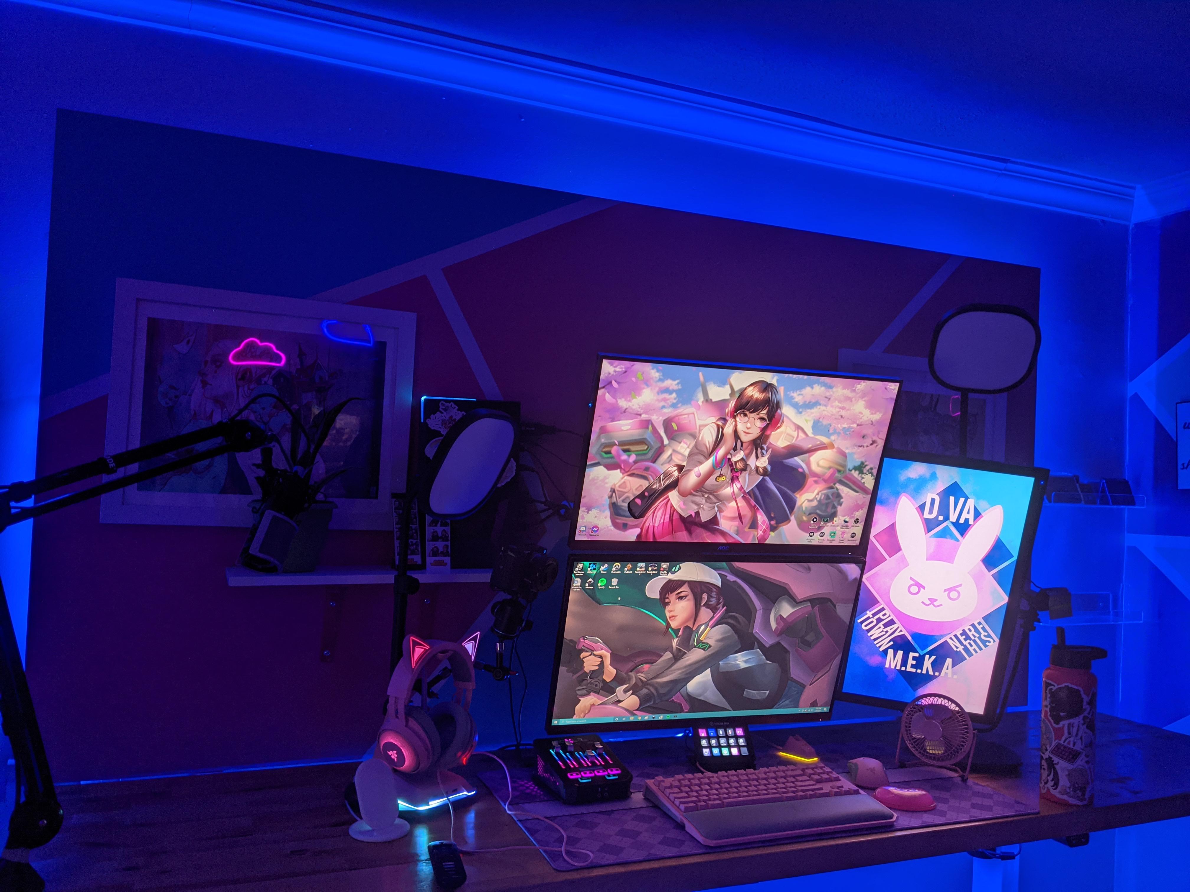 Vapor wave gaming room (mine) | Scrolller