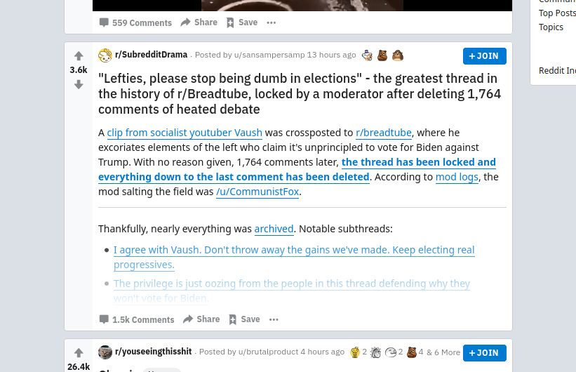 Vaush is currently on the front page of Reddit | Scrolller