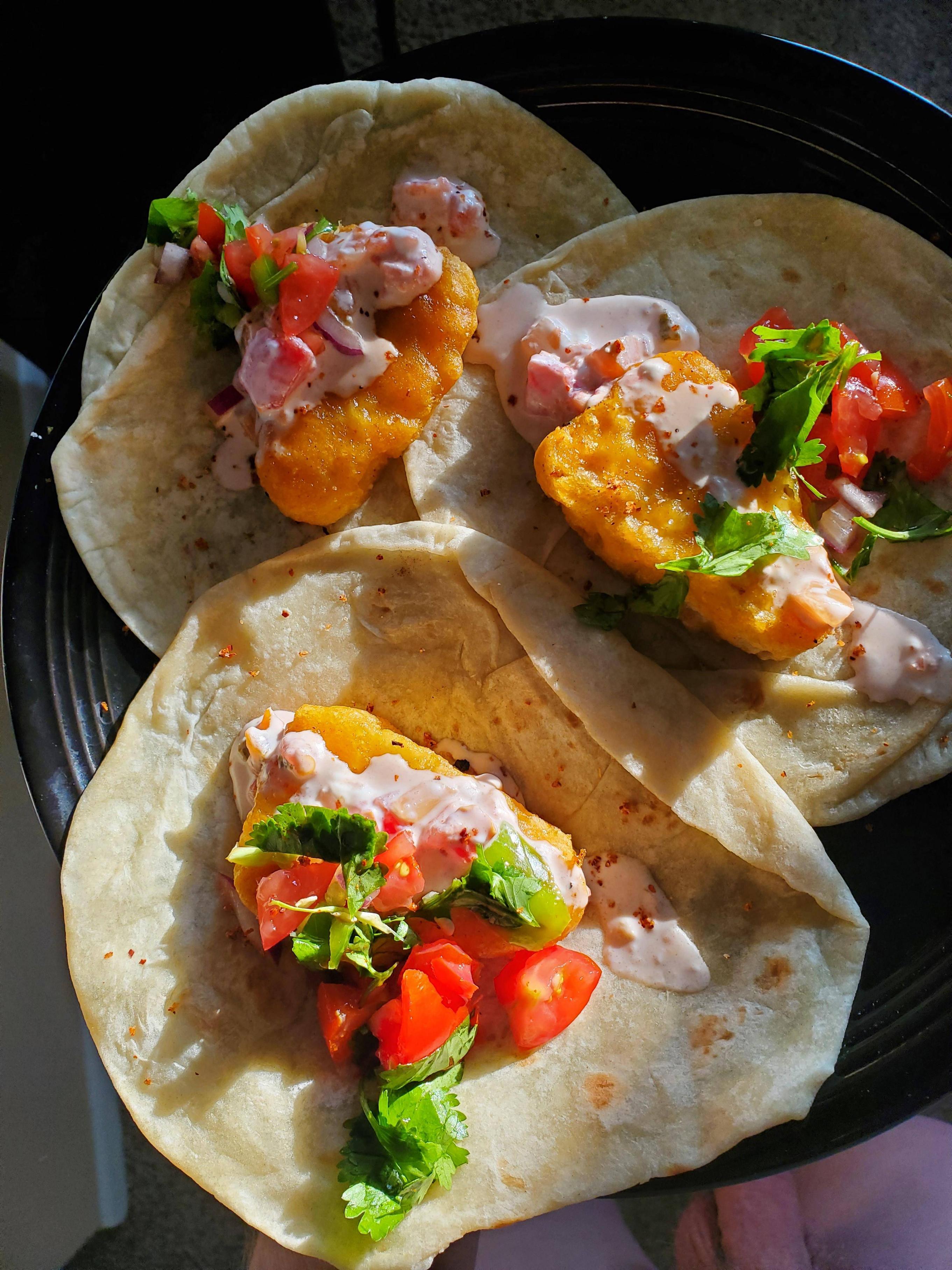 vegan "fish" tacos 🌊💙🐟💙🌊 | Scrolller