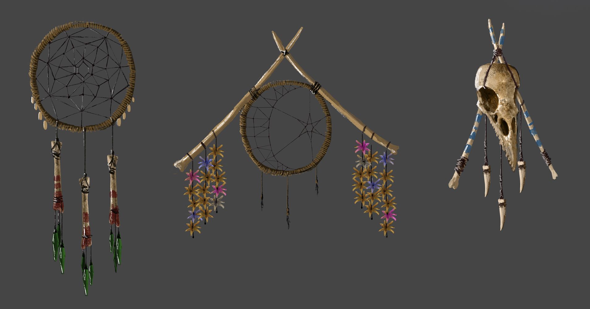 Velothi trinket concept art - dreamcatchers | Scrolller