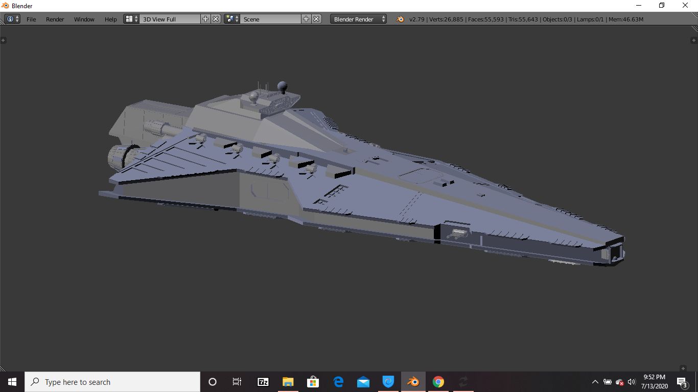 Venator II Star Destroyer (Head Canon) | Scrolller