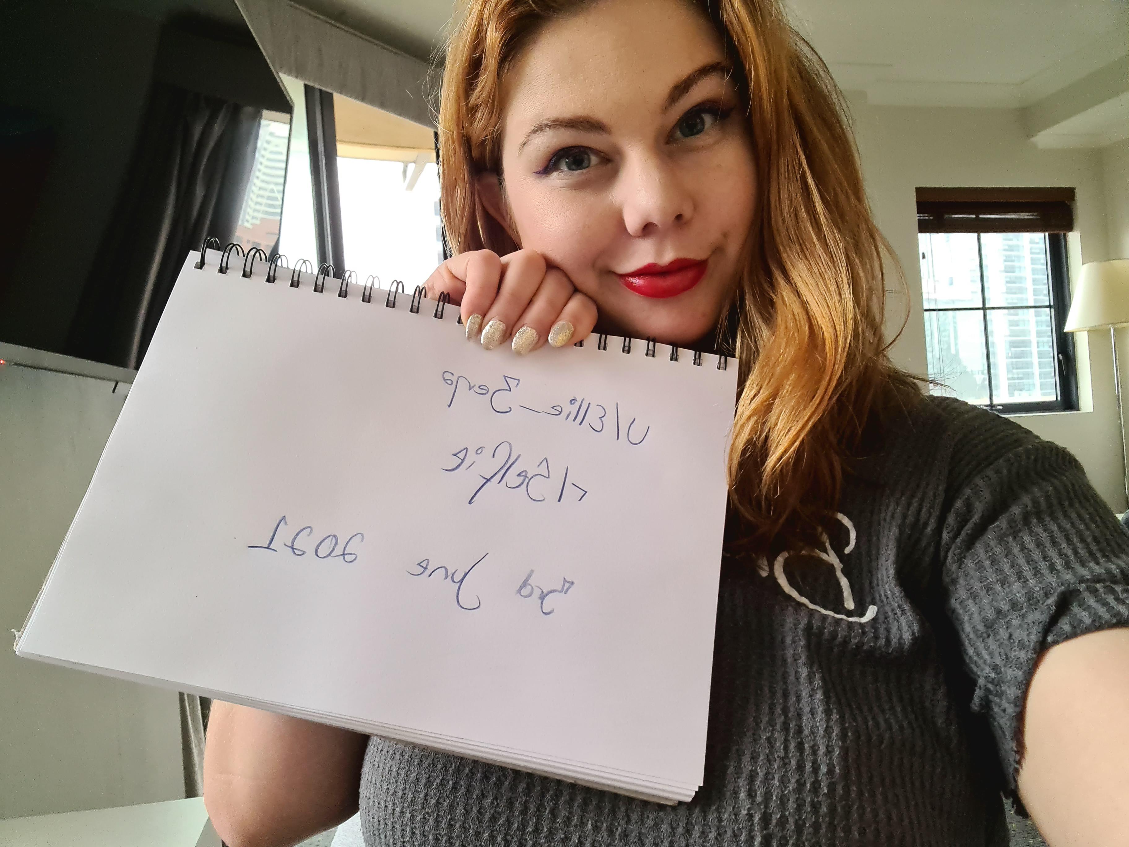 Verification photo! | Scrolller