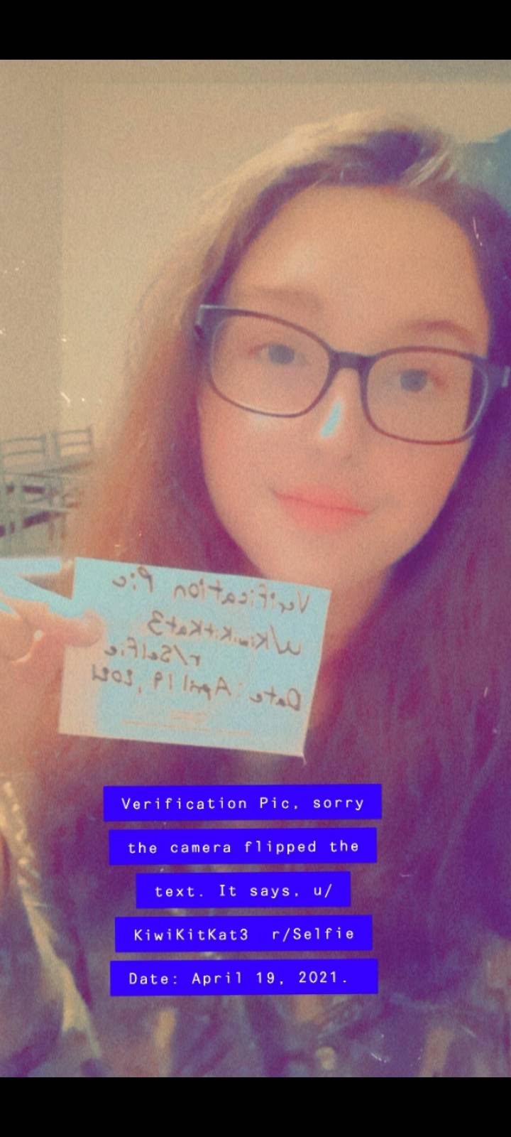 Verification Photo | Scrolller