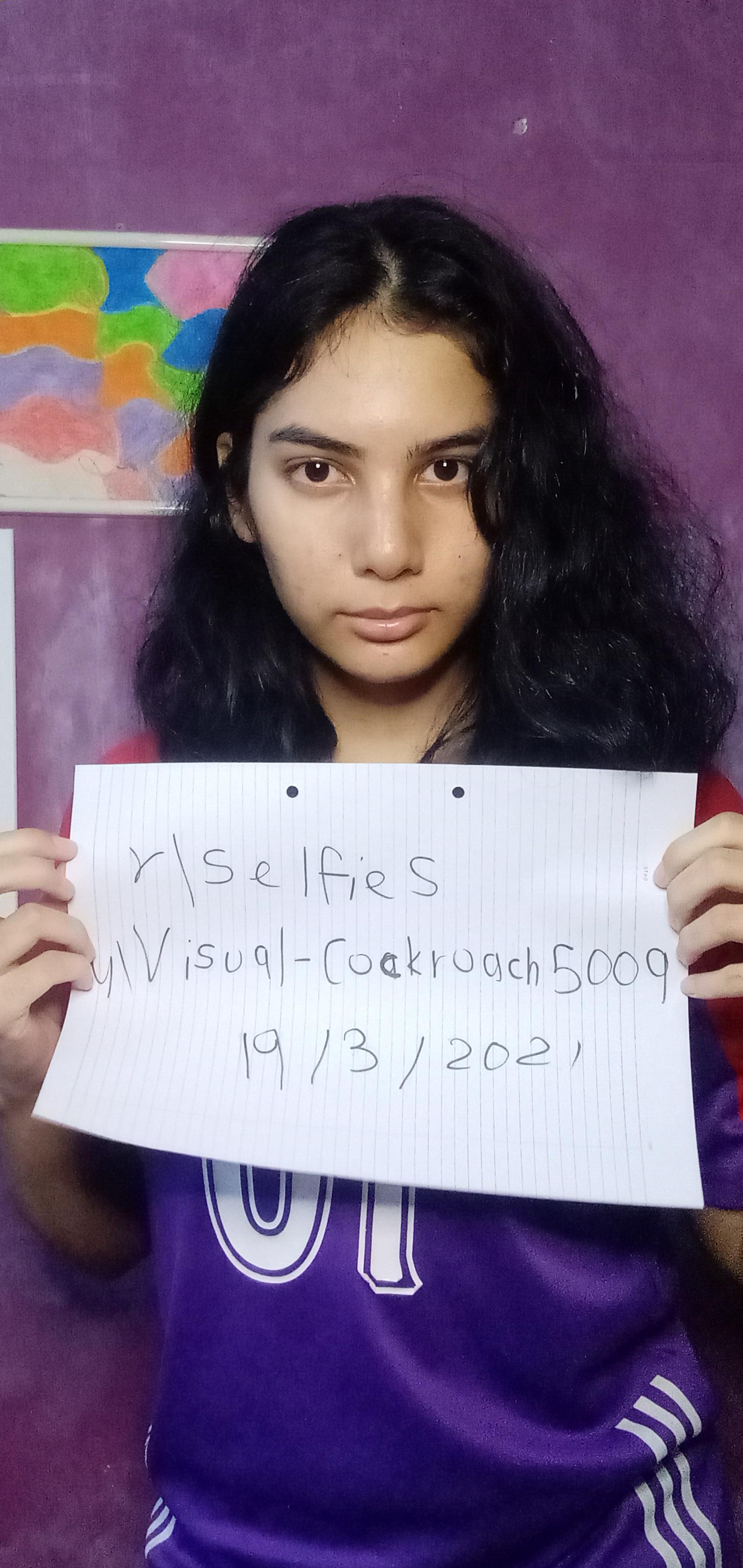 Verification pic. 18 years old. | Scrolller
