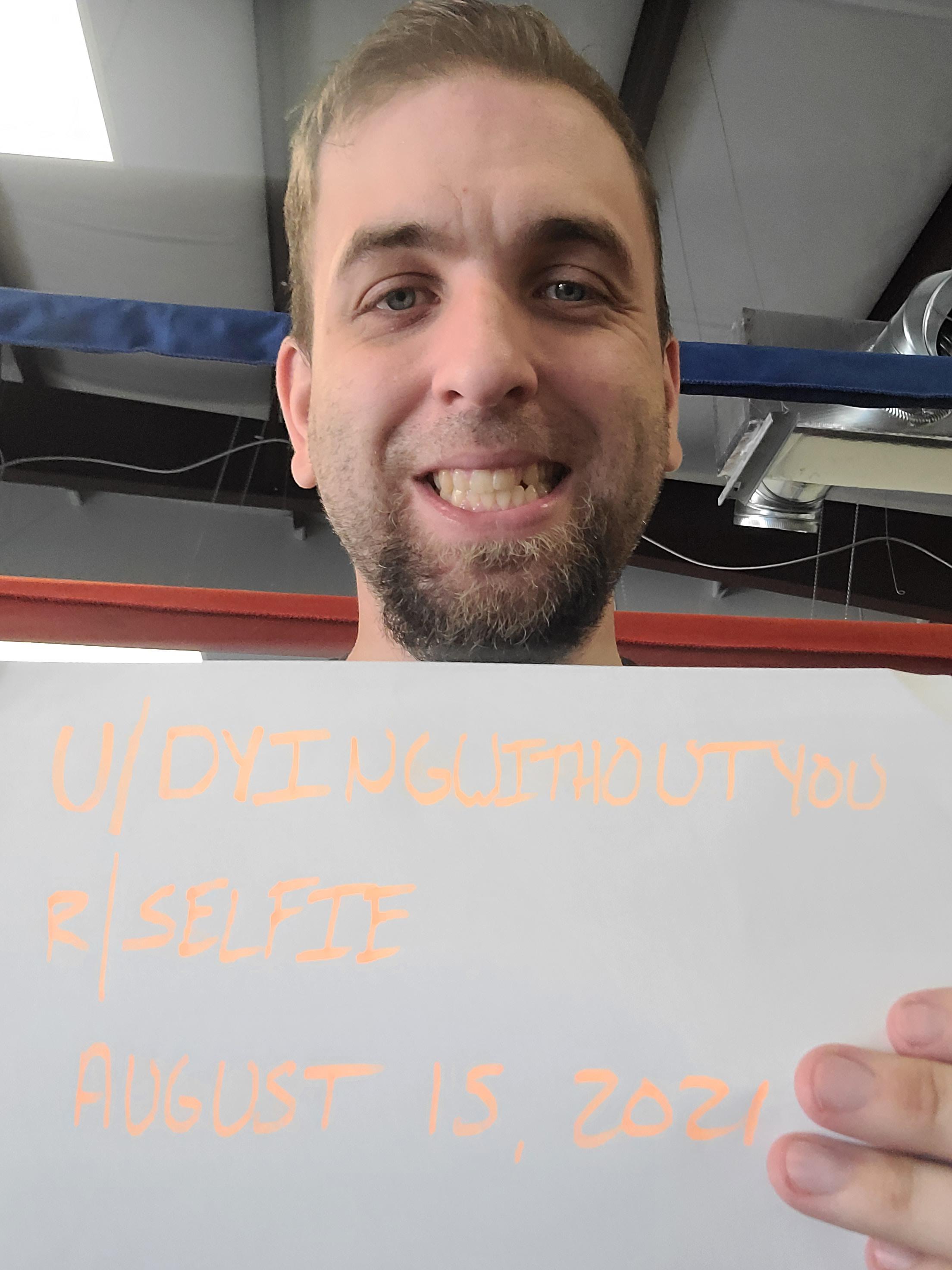Verification Selfie time! | Scrolller