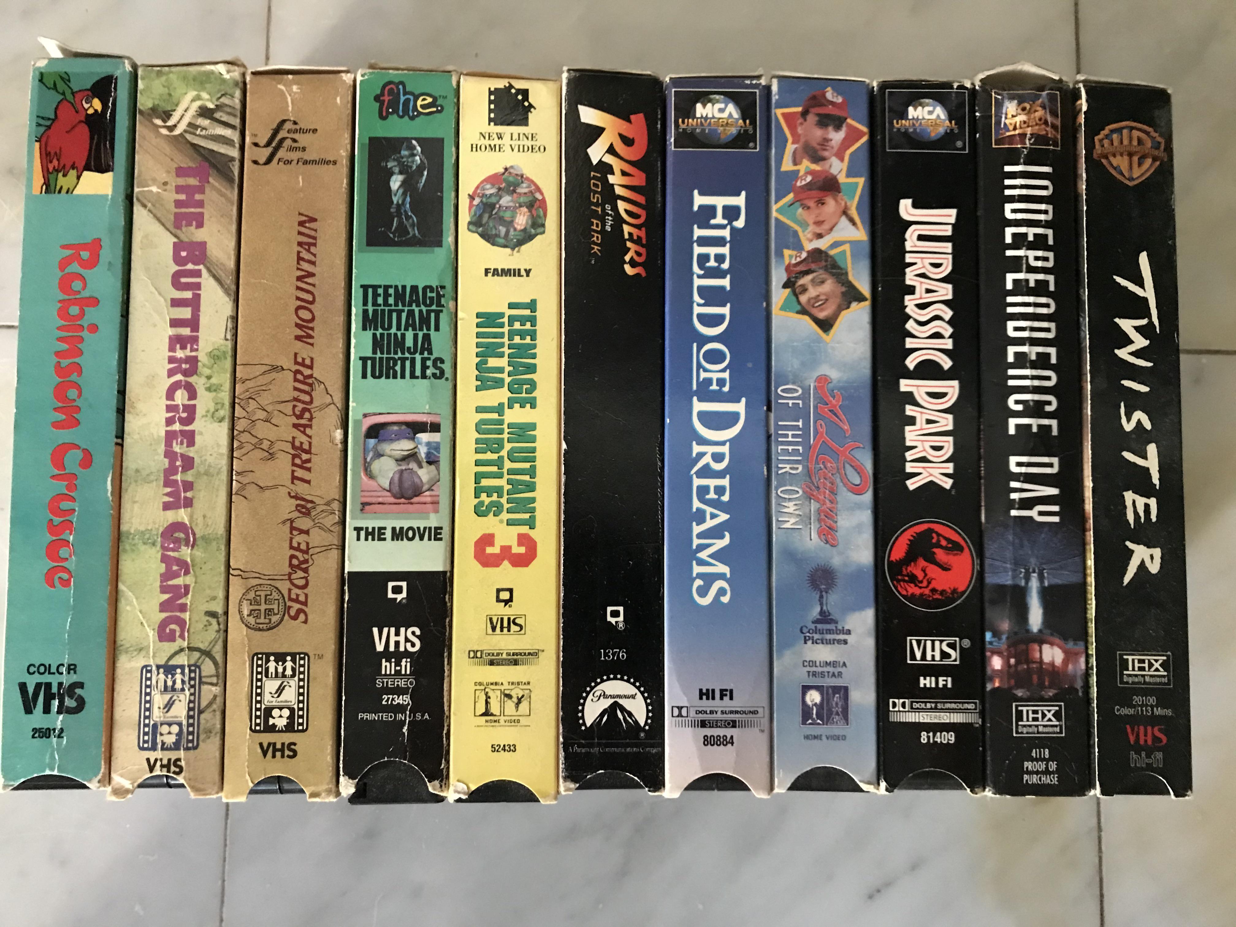 VHS Tapes that bring back good memories | Scrolller