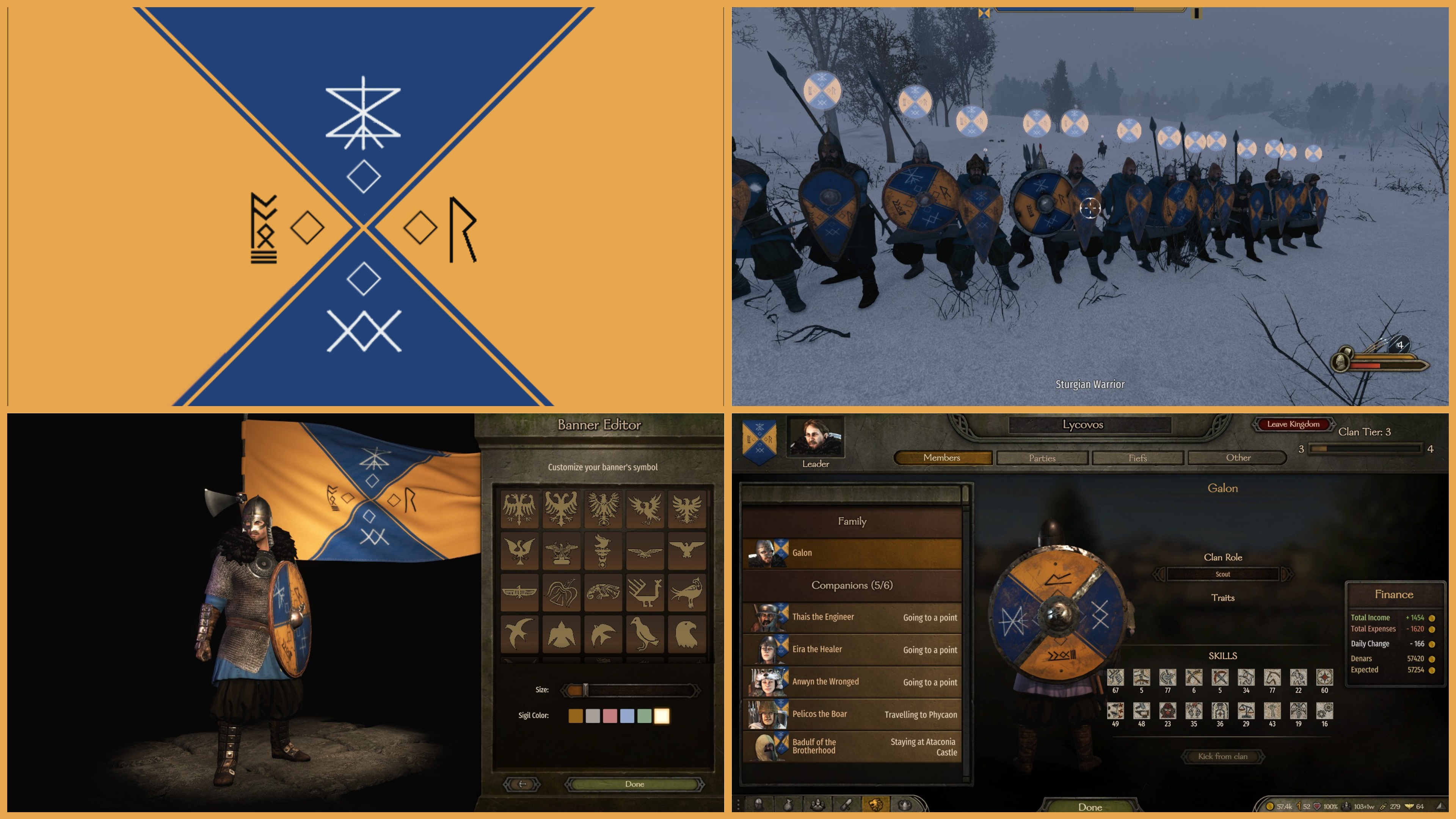 Viking Style Sturgian Banner | Scrolller