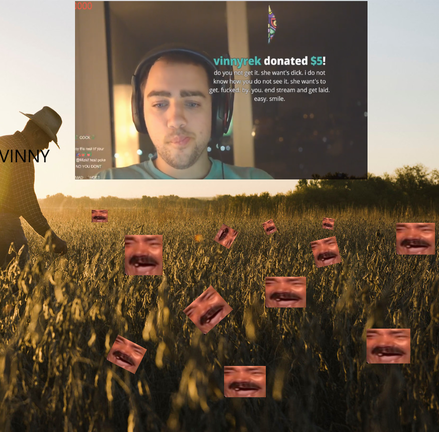 Vinny spotted on another farm KEKW | Scrolller