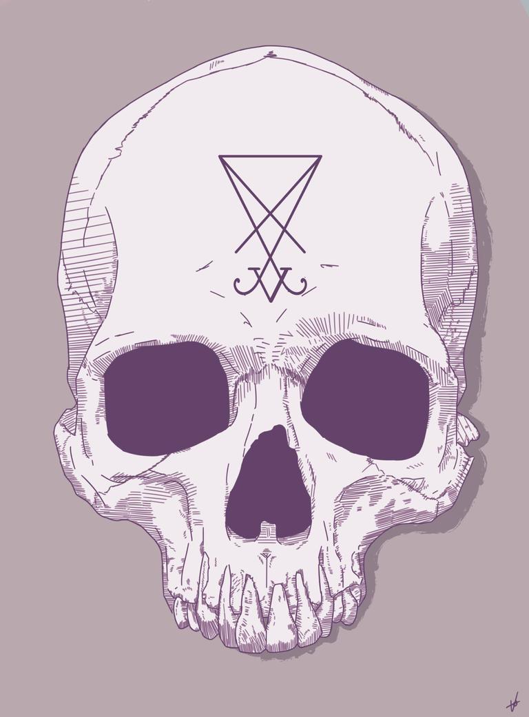Violet Skull [1080×1464] By AntonioVegaArt | Scrolller