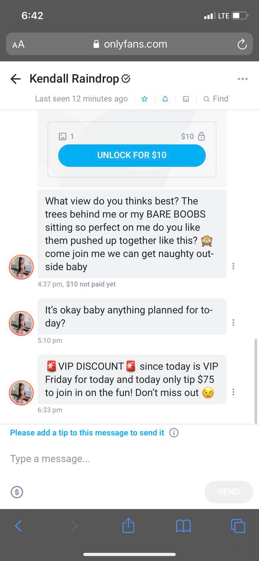 Vip 75$ today | Scrolller