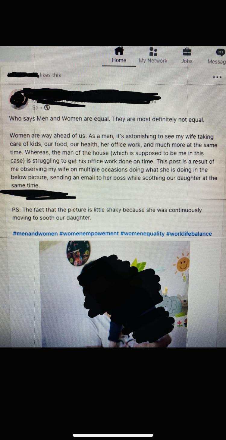 Viral cringe LinkedIn post. People will really say anything to get the Networking reactions lol ...