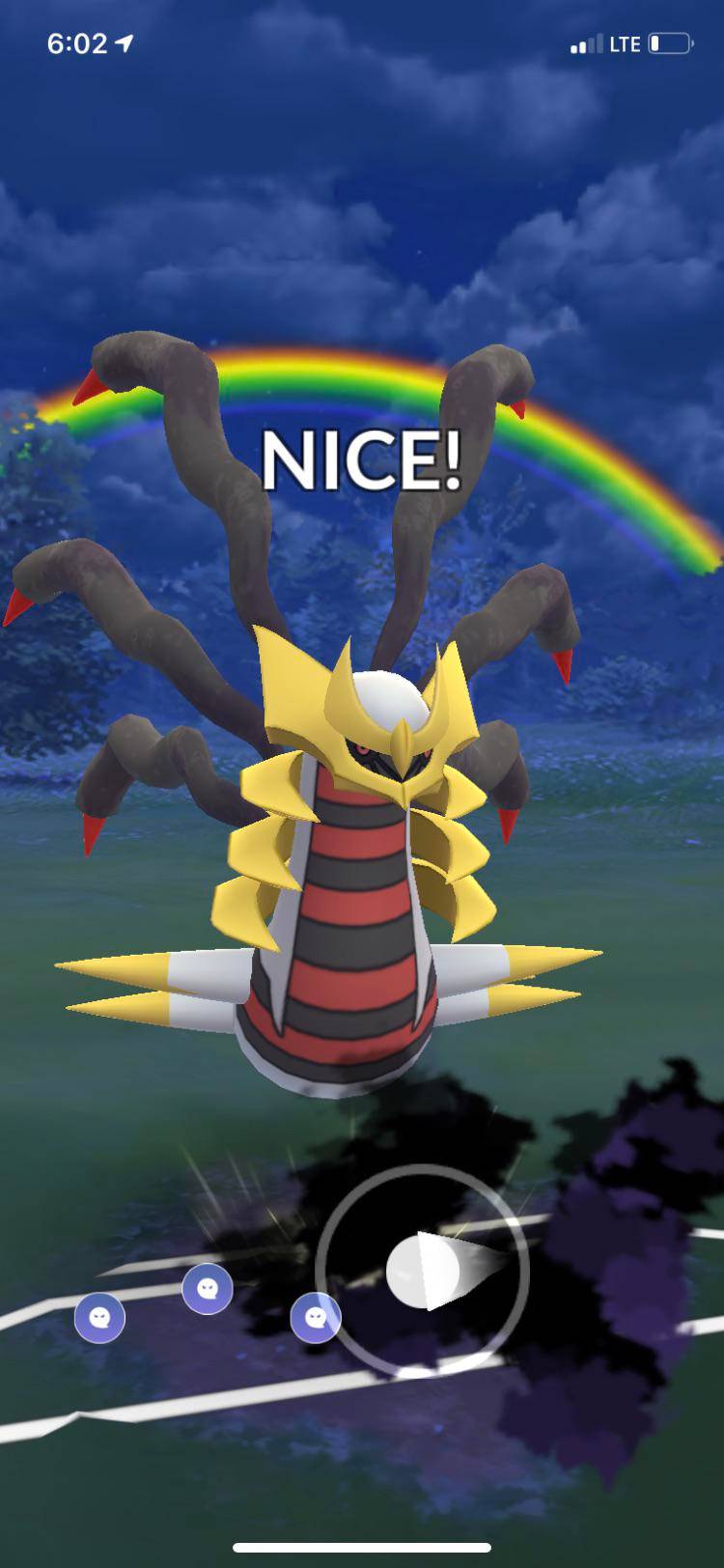 Visual glitch: Rainbow at nighttime | Scrolller