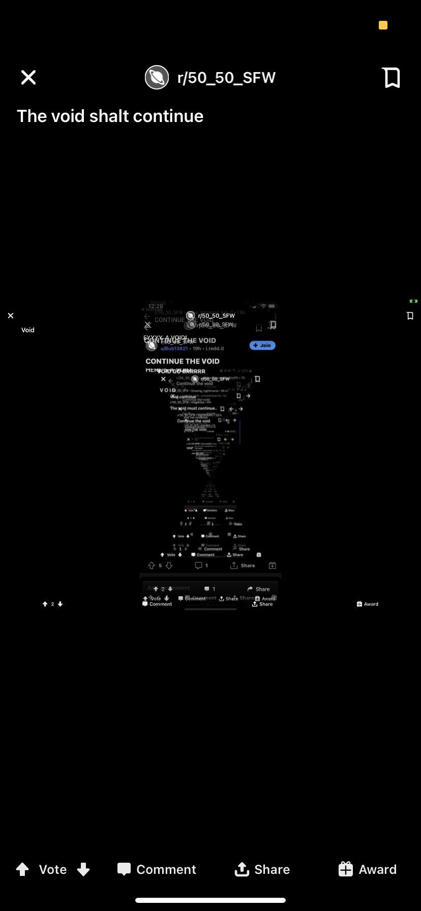 Void continues | Scrolller