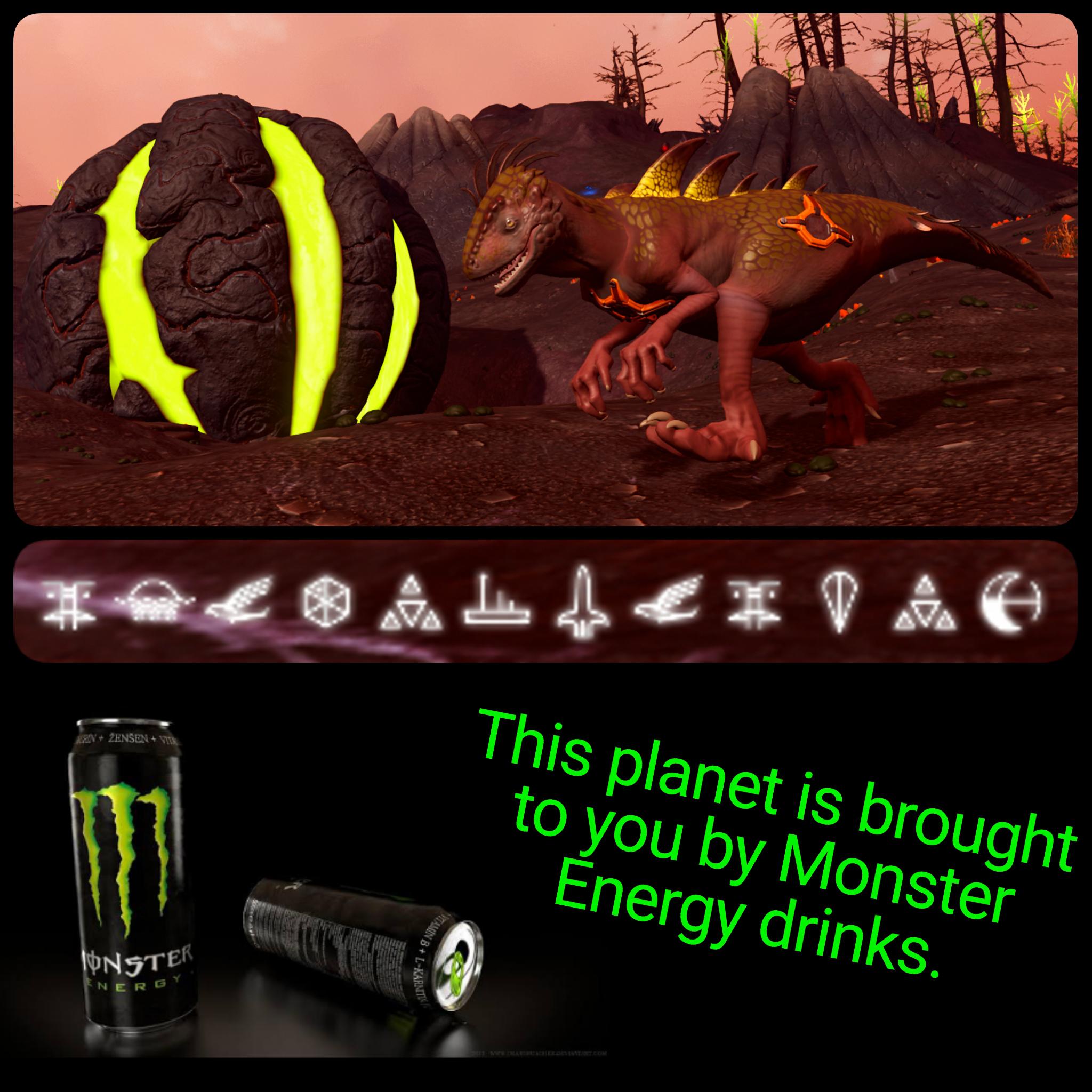 Volcanic Planet. Home of Monster Energy drinks. | Scrolller