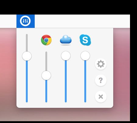 Volume mixer [osx] | Scrolller