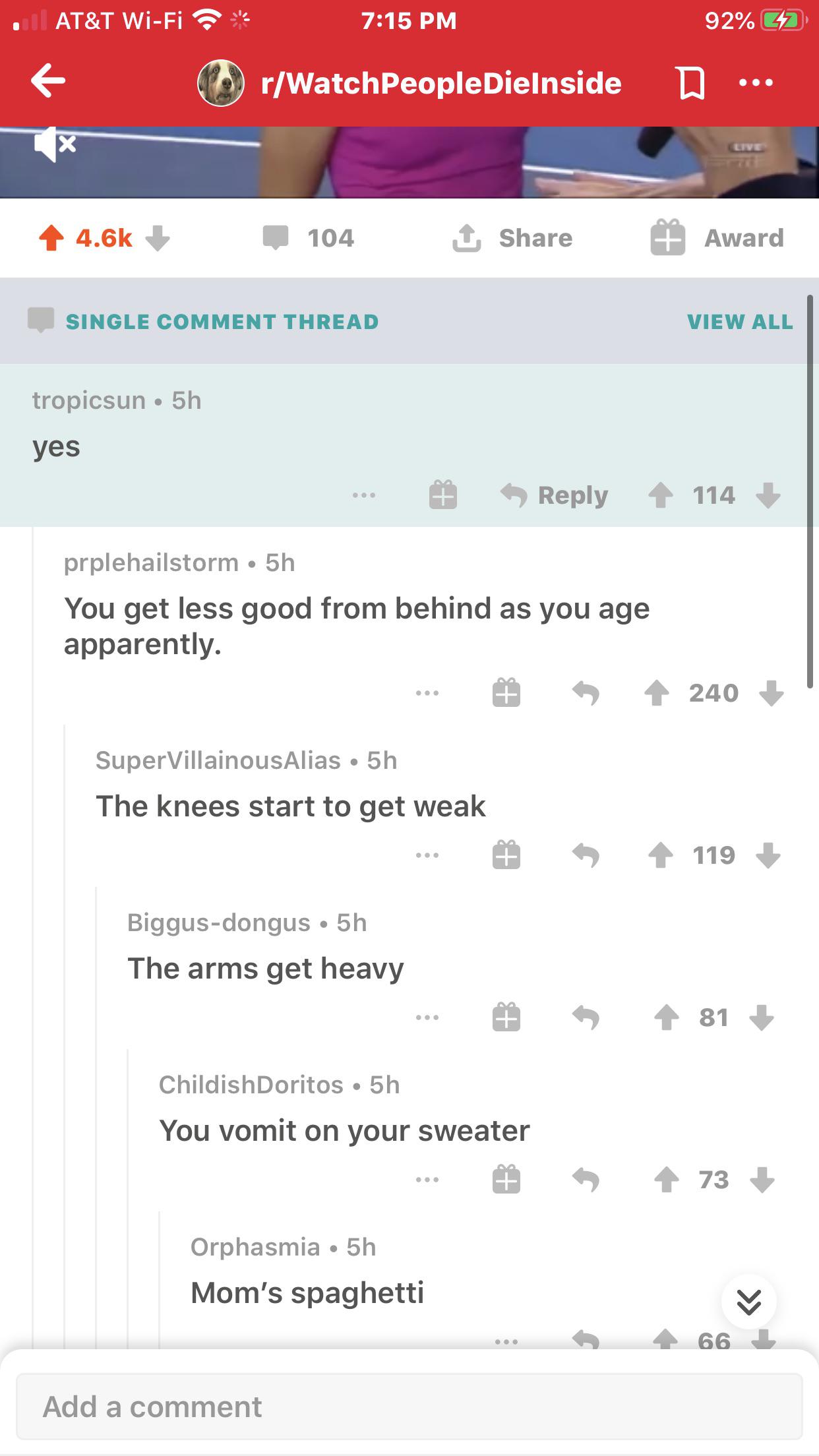 Vomit on your sweater | Scrolller