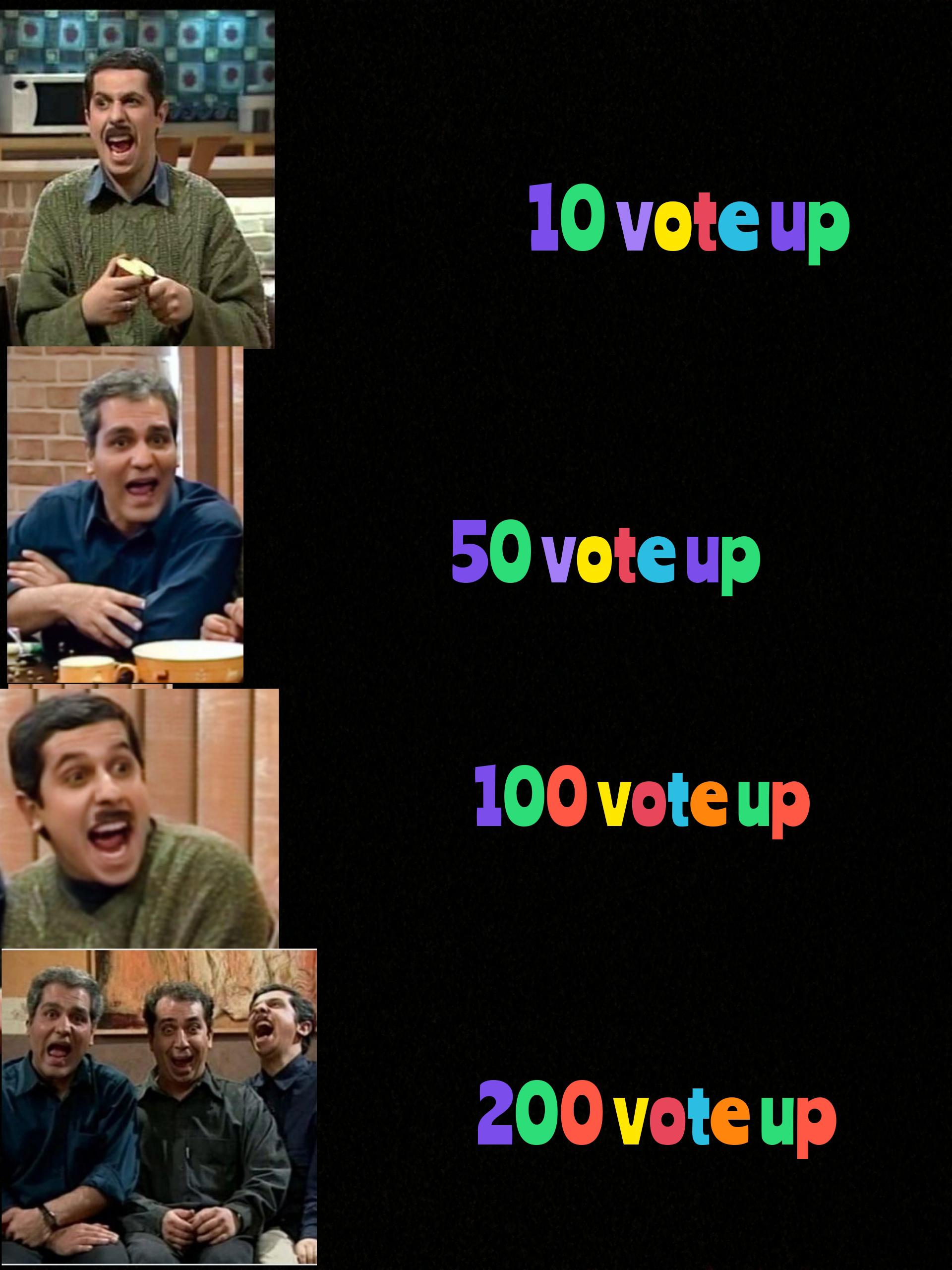 واکنش من به vote up میم هام | Scrolller