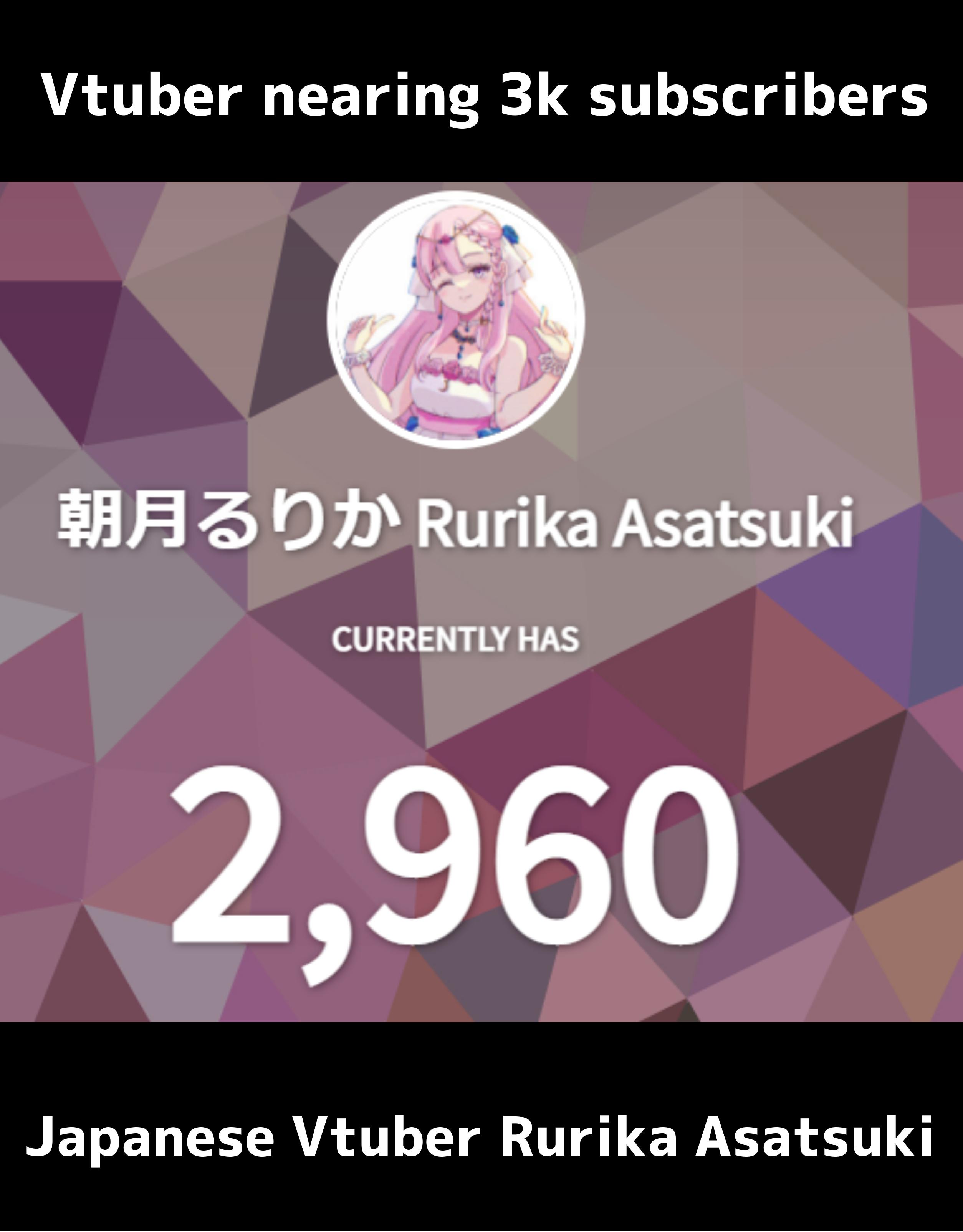 Vtuber who will soon reach 3K subscribers | Scrolller