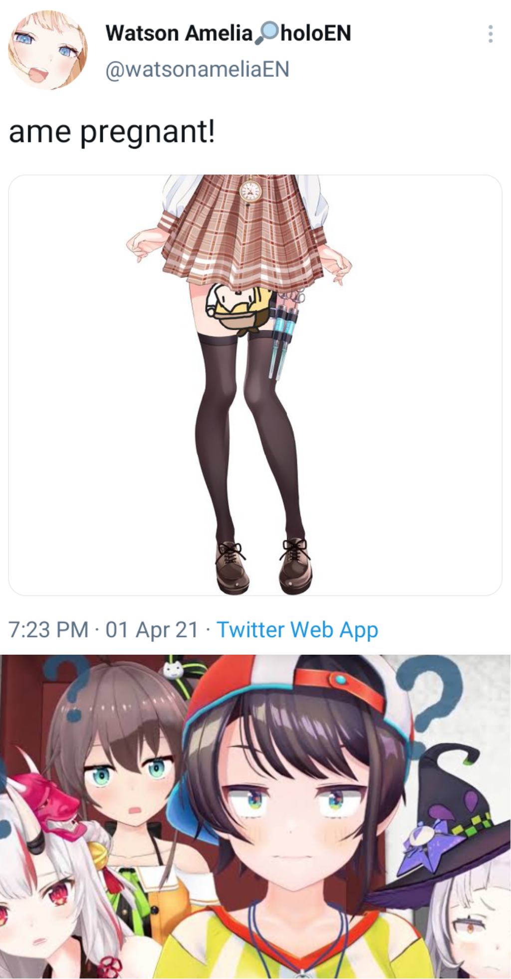 Wait, what Ame? 😂🔎 | Scrolller