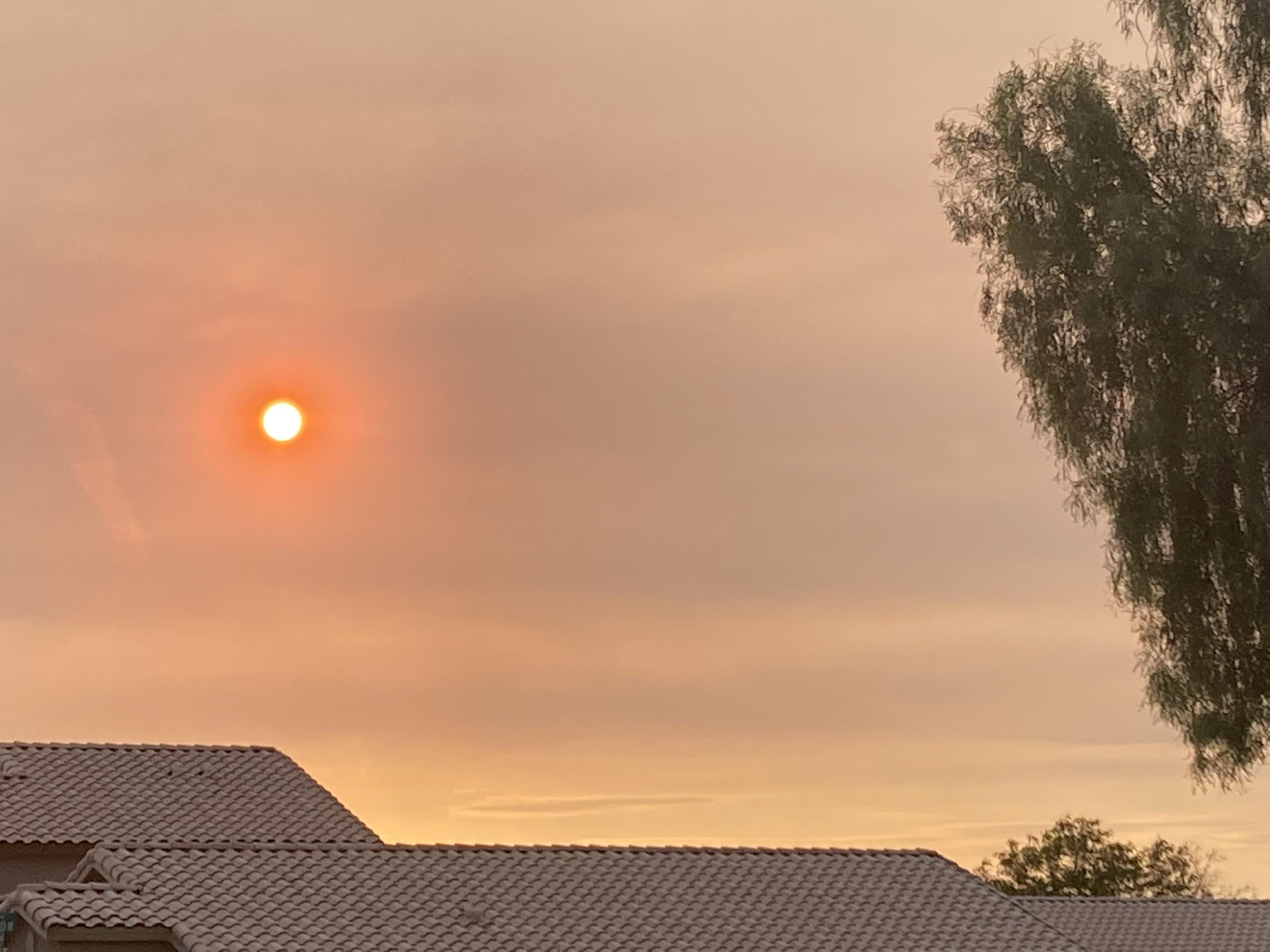 Walked outside and thought a solar flare was coming | Scrolller