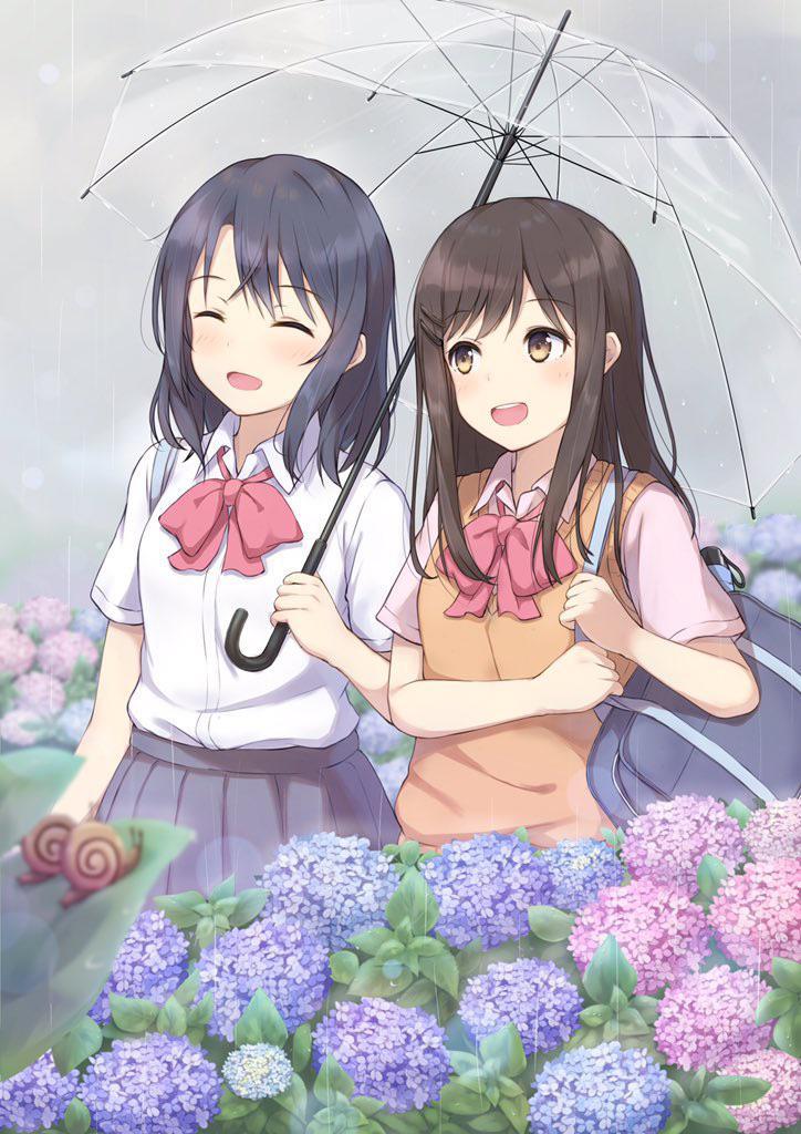 Walking under the Rain [Adachi and Shimamura] | Scrolller