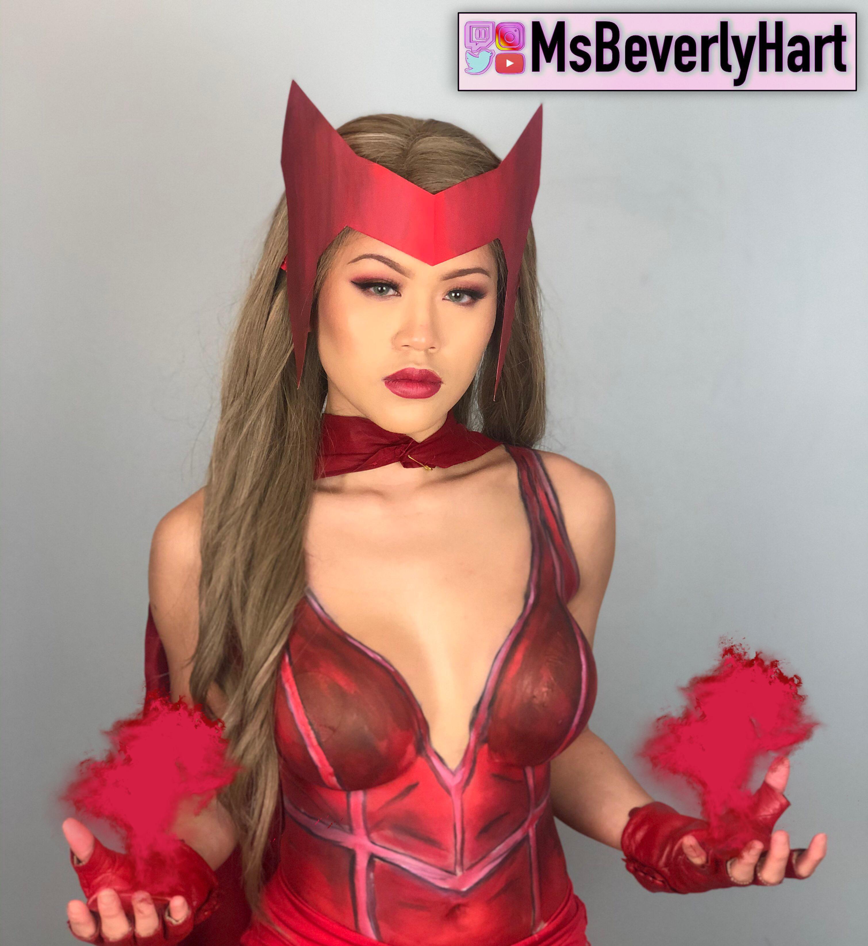 Wanda Maximoff body paint by Ms Beverly Hart | Scrolller