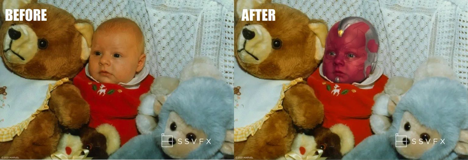 WandaVision - BTS Baby Vision | Scrolller