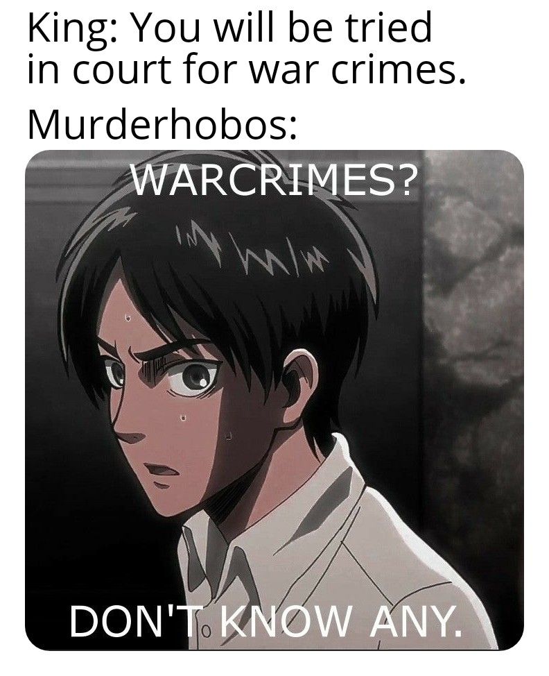War crimes, war crimes every where! | Scrolller