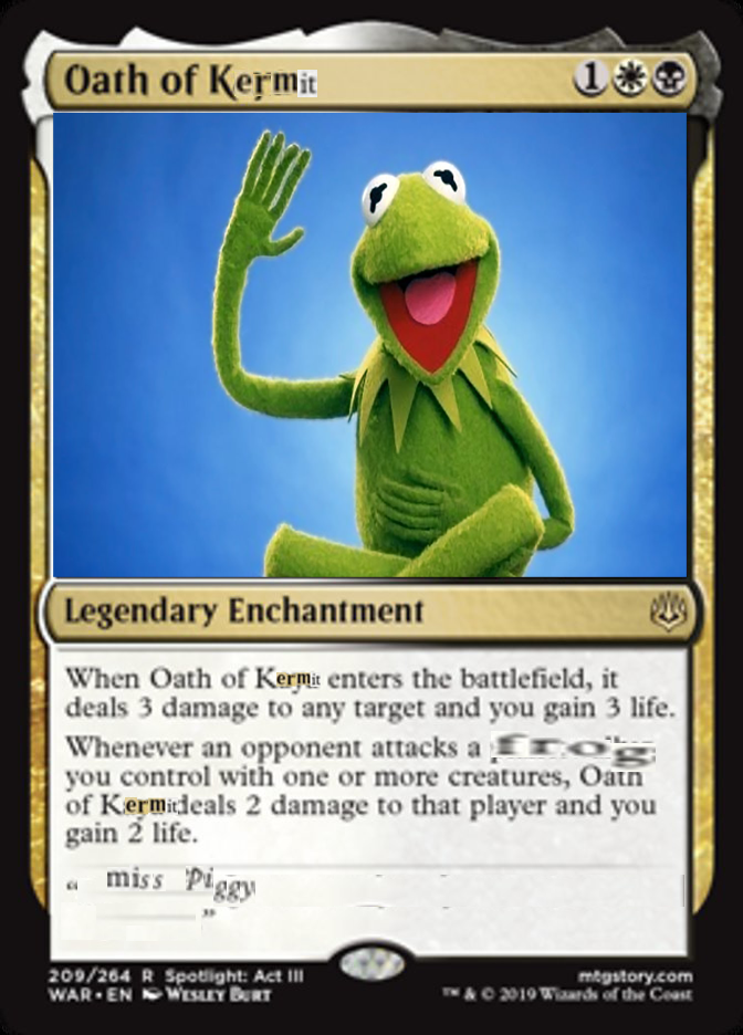 [WAR] Oath of Kermit | Scrolller