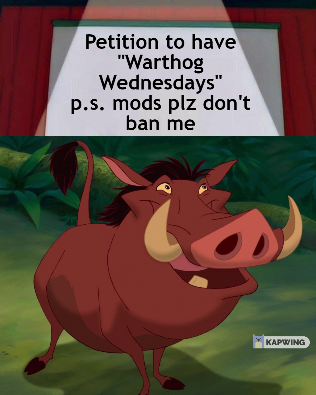 Warthog anyone? | Scrolller