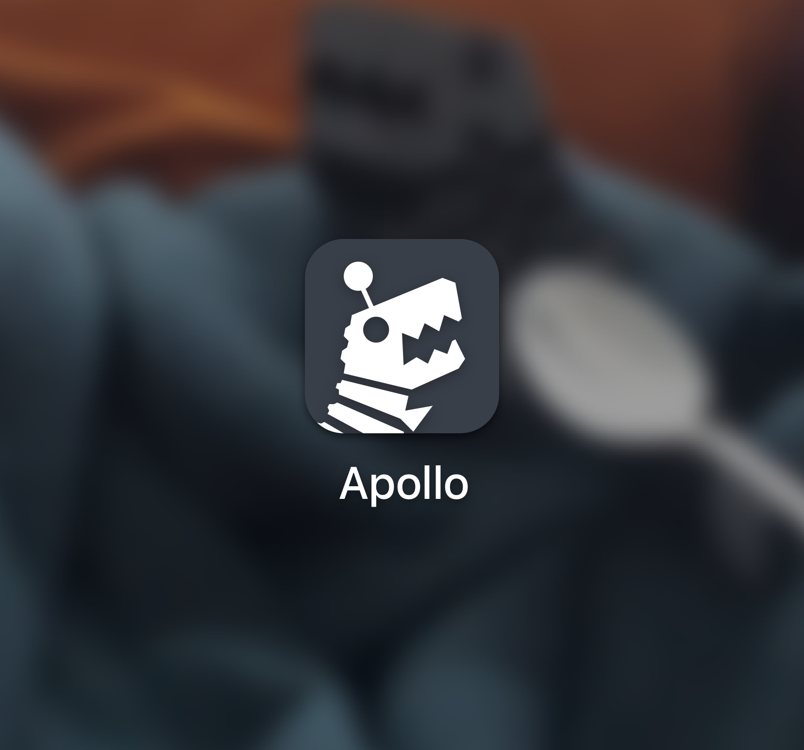 Was bored and made a little icon to commemorate our spoony T Rex friend permanently in Apollo ...