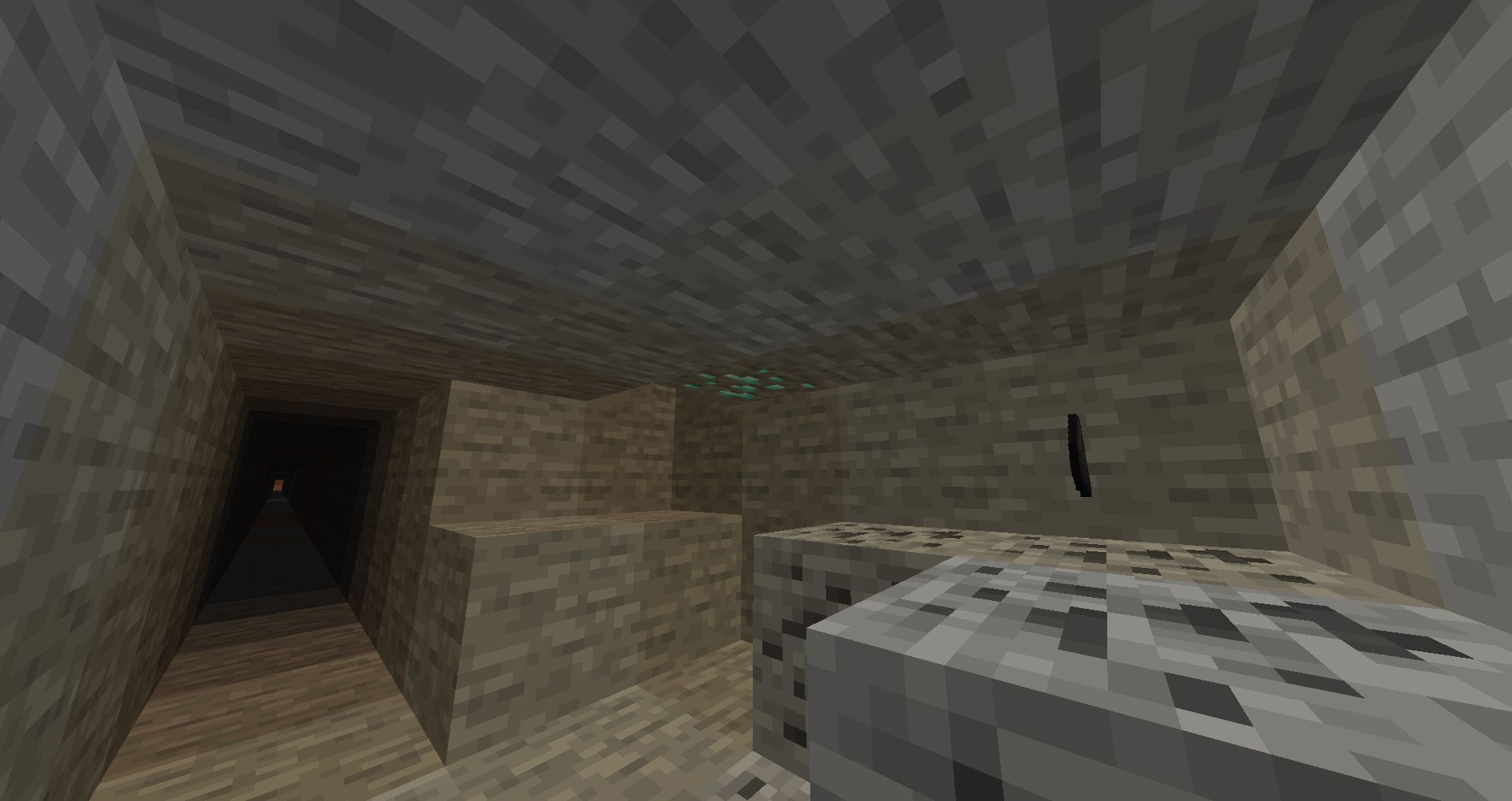 was farming xp by mining coal and redstone, happened to find diamonds three times by doing that ...