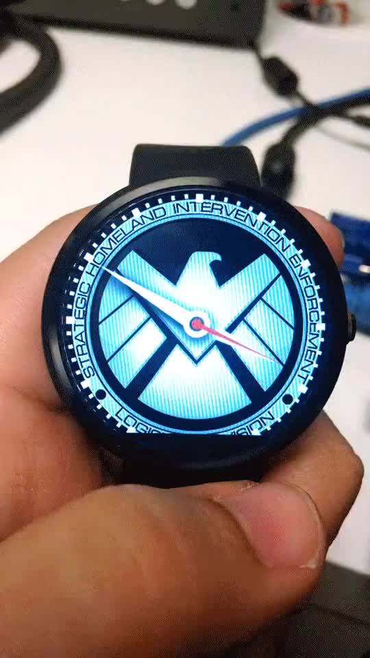[Watch Face] In honor of Agents of Shield starting back up tonight I give you my first facer ...